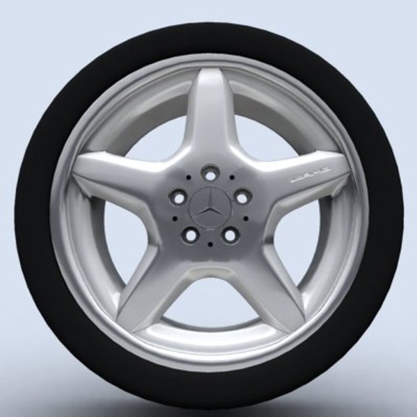 maya amg wheel rim