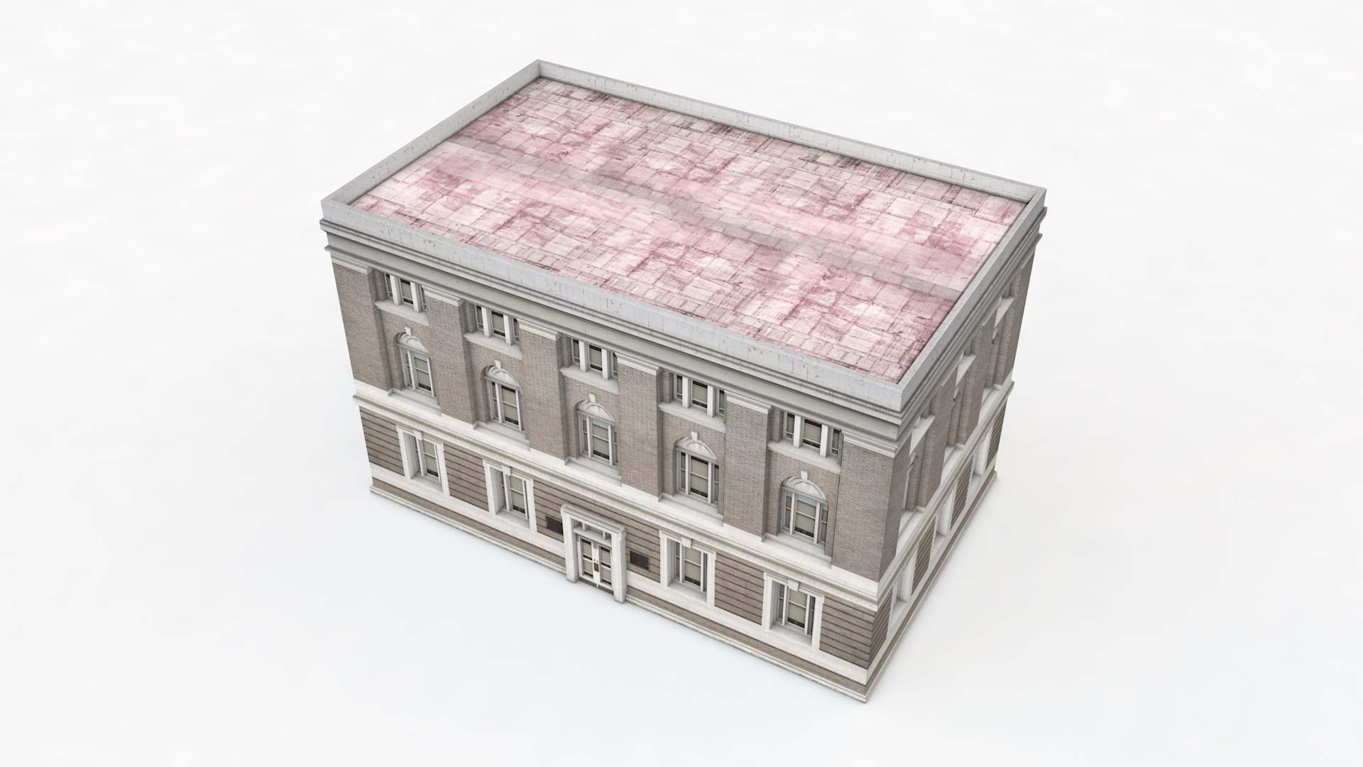 3D Model Apartment Building Low Poly - TurboSquid 2068629