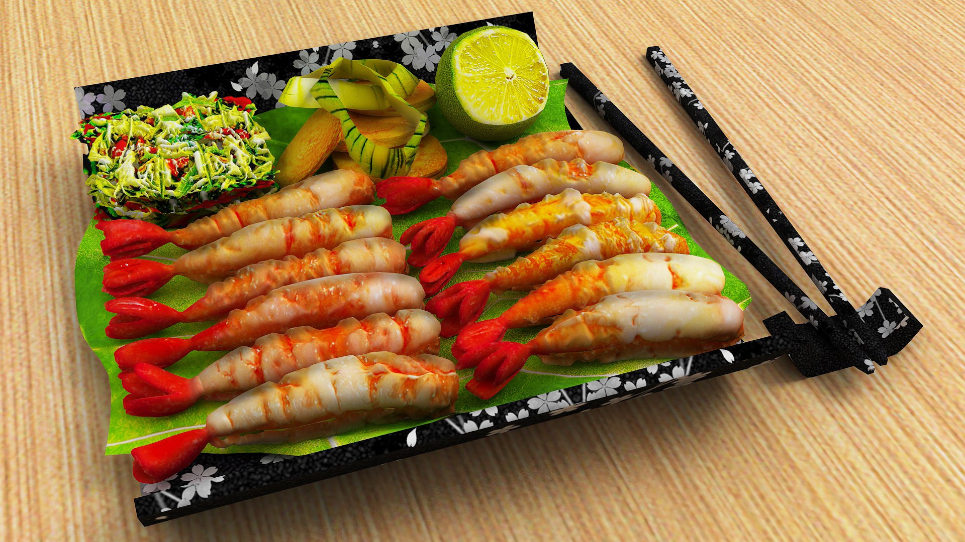 3D Prawn Sashimi - TurboSquid 1797082