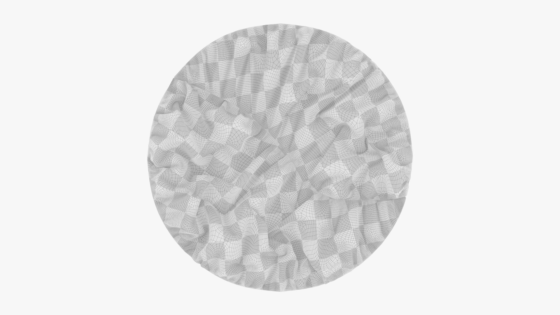 Folded Round Panno Model - TurboSquid 2408594