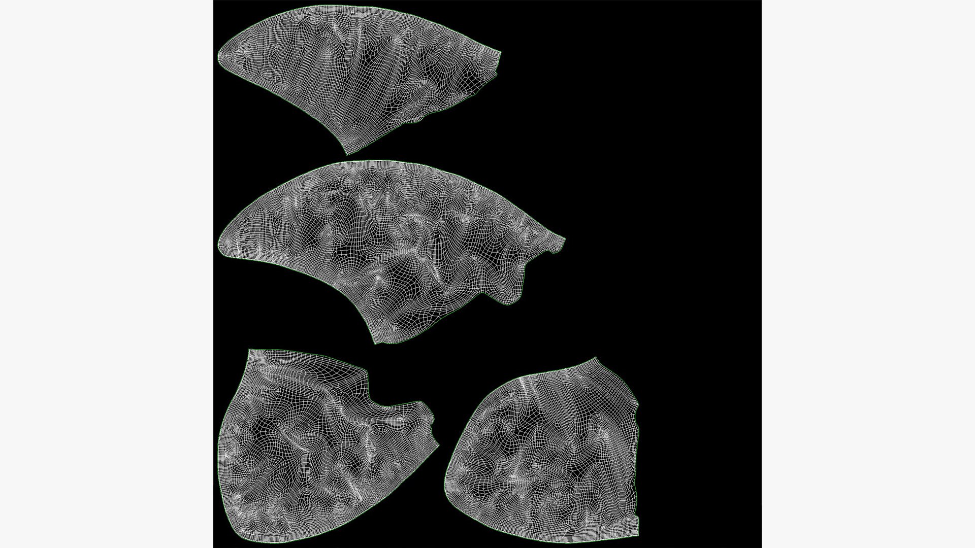 Folded Round Panno Model - TurboSquid 2408594