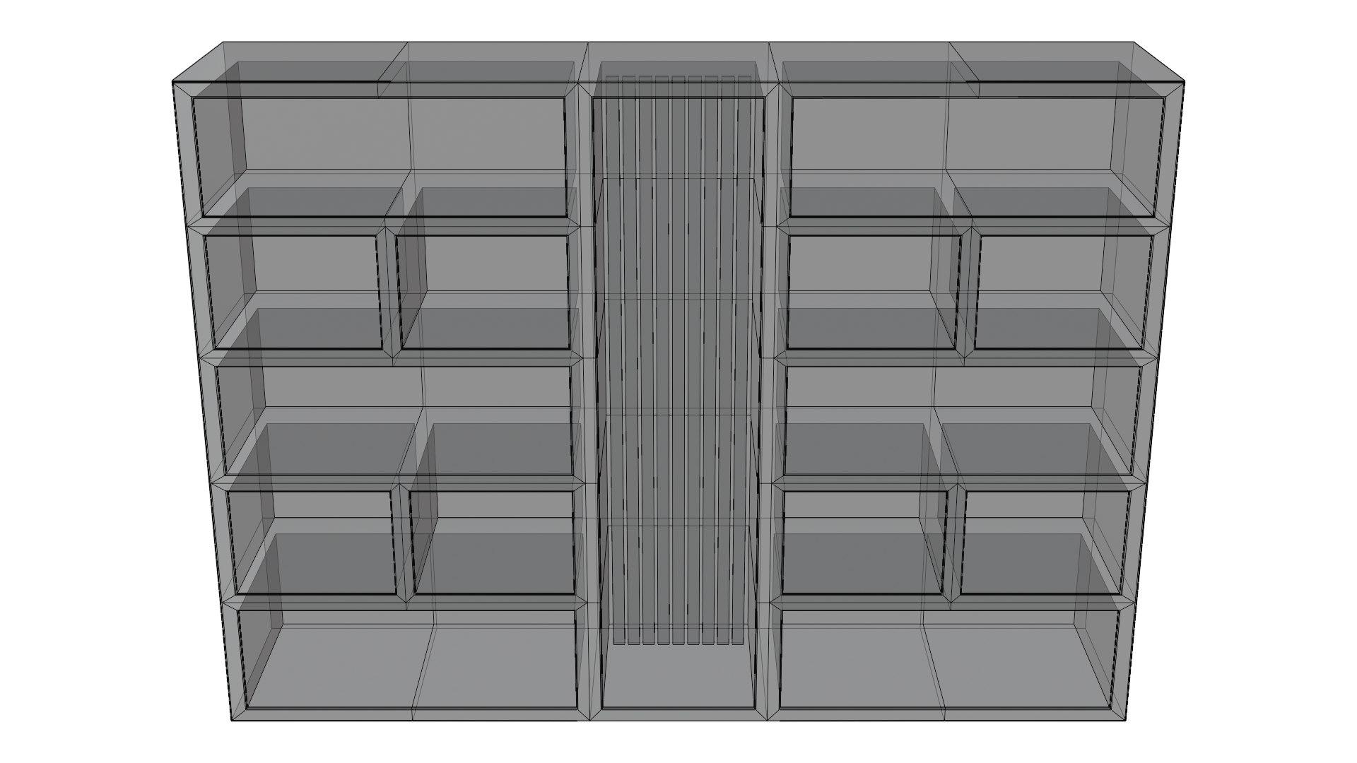 Living Room Rack 3D Model - TurboSquid 2238697