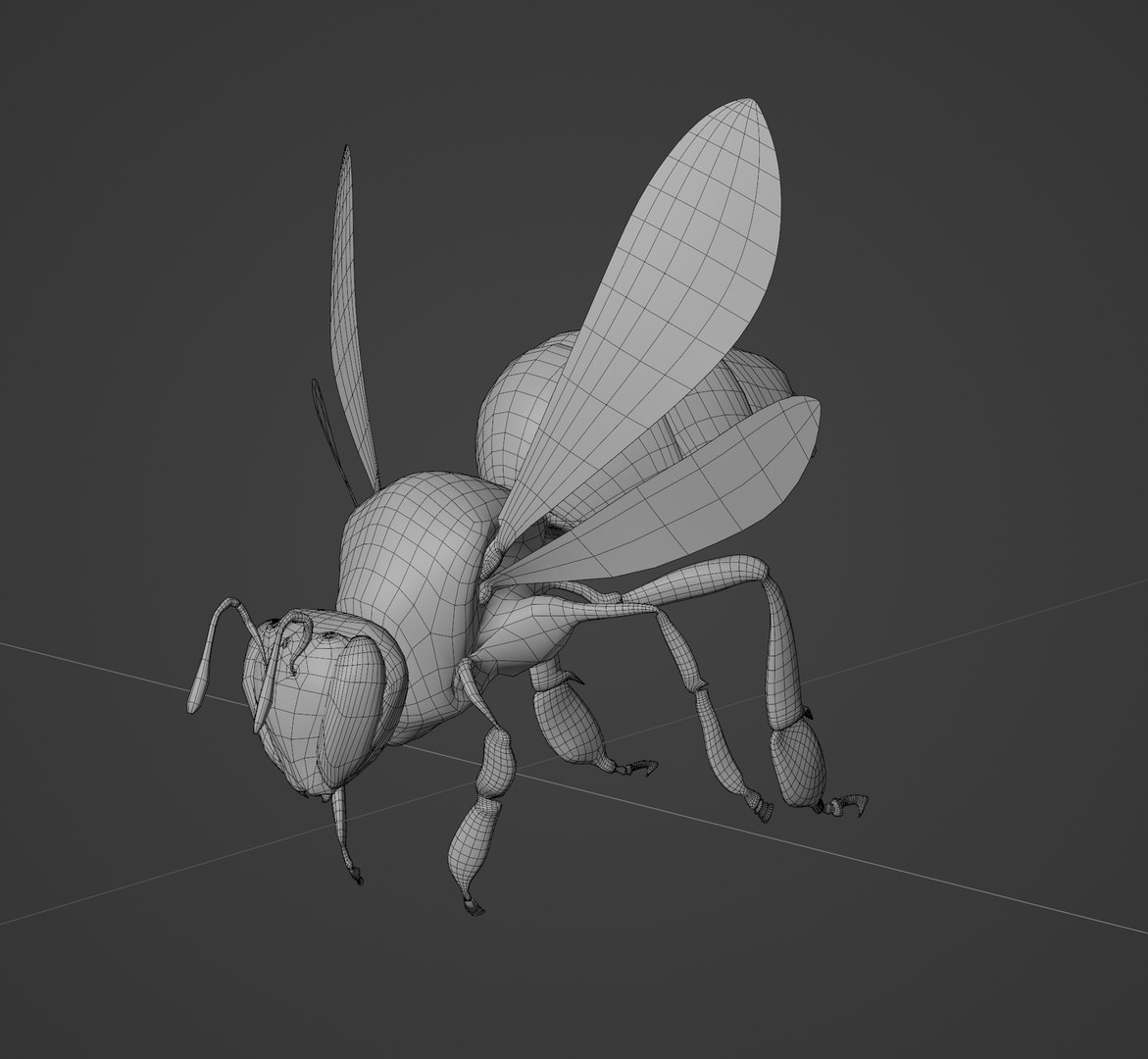3D Bee - Rigged Animated Model - TurboSquid 2126981