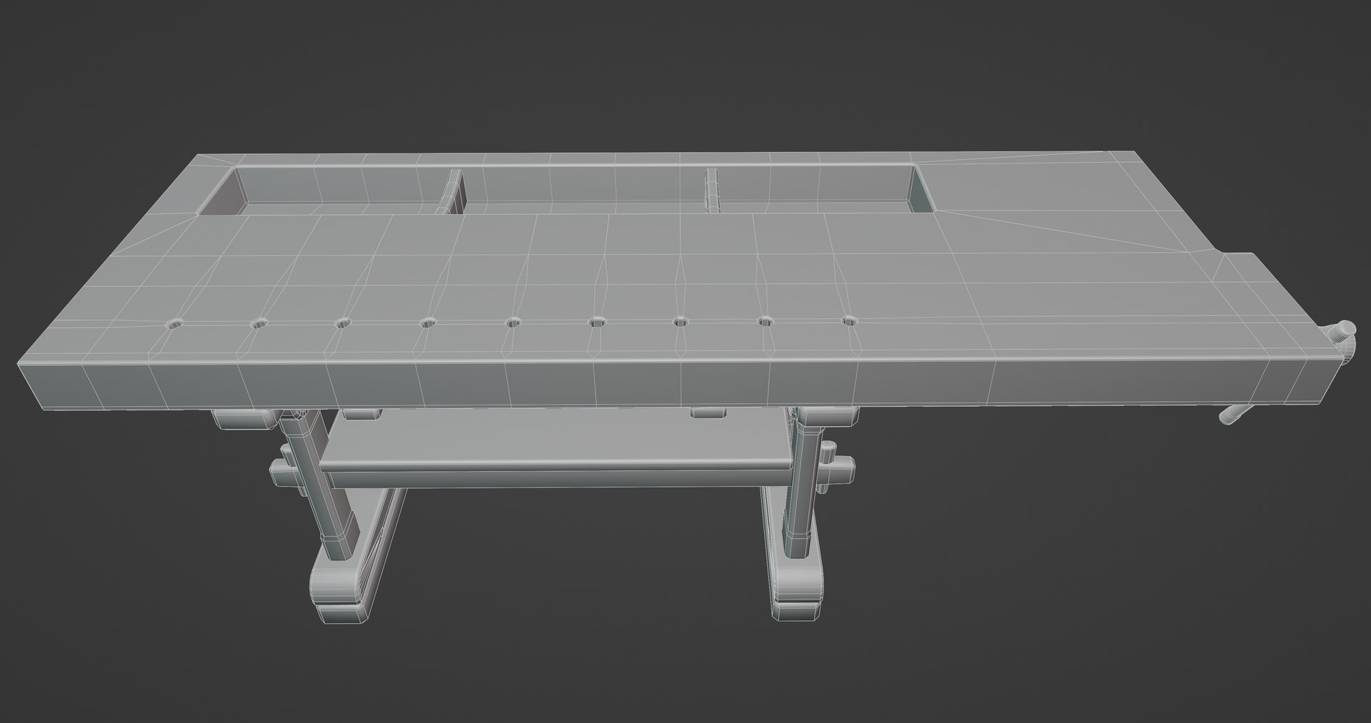Old Workbench Model - TurboSquid 2027990