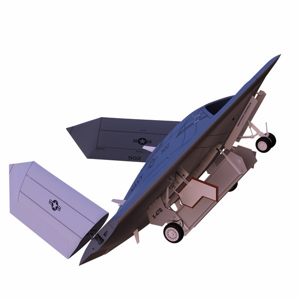 northrop grumman x-47b 3d model