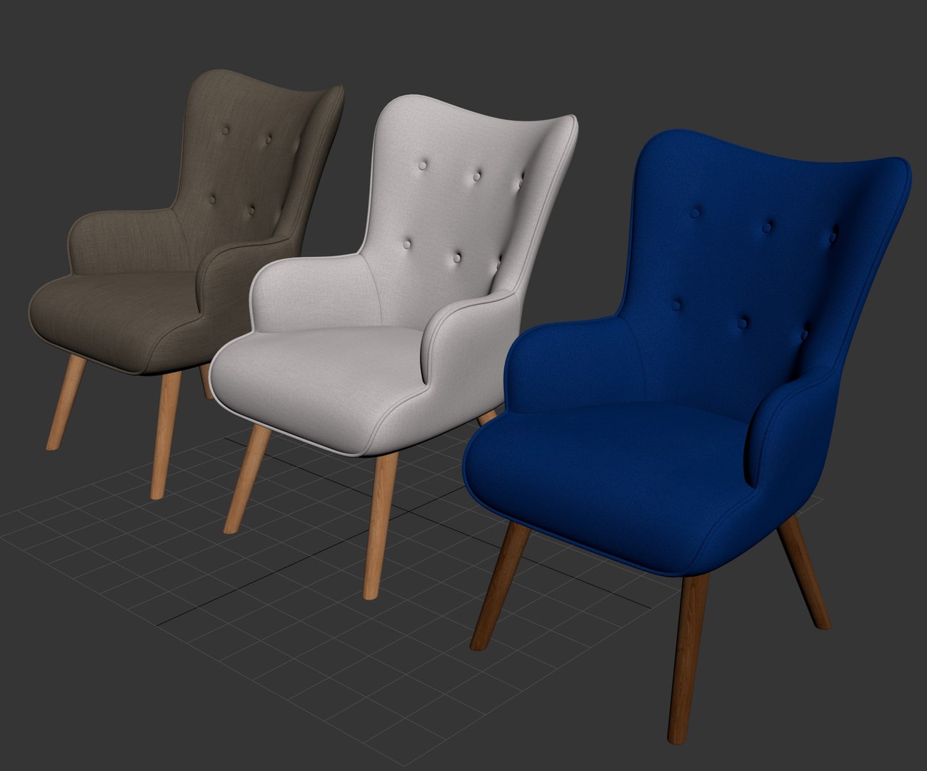3D Baloo Armchair RendezVousDeco Model - TurboSquid 2169970