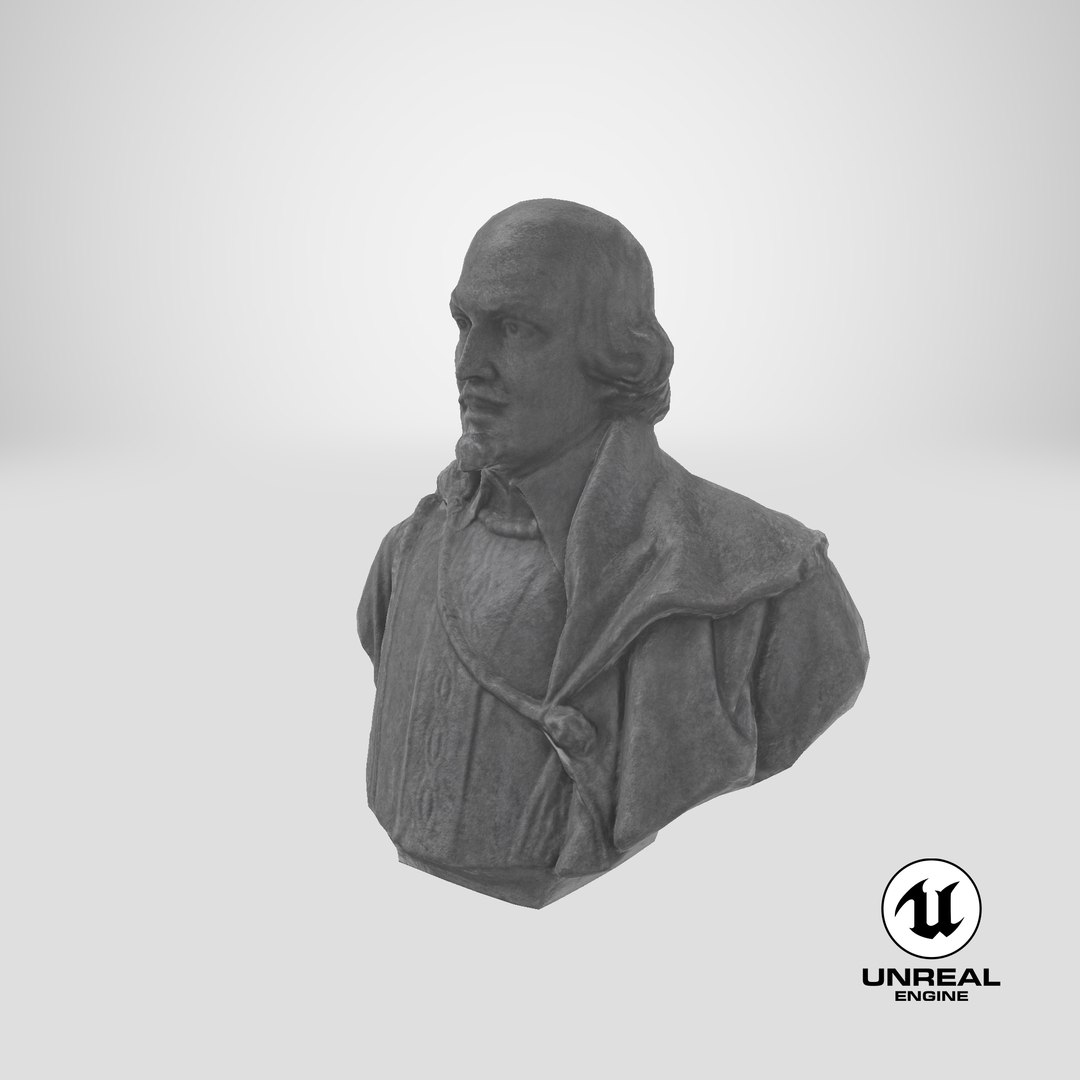 Shakespeare Bust 3D model - TurboSquid 1971452