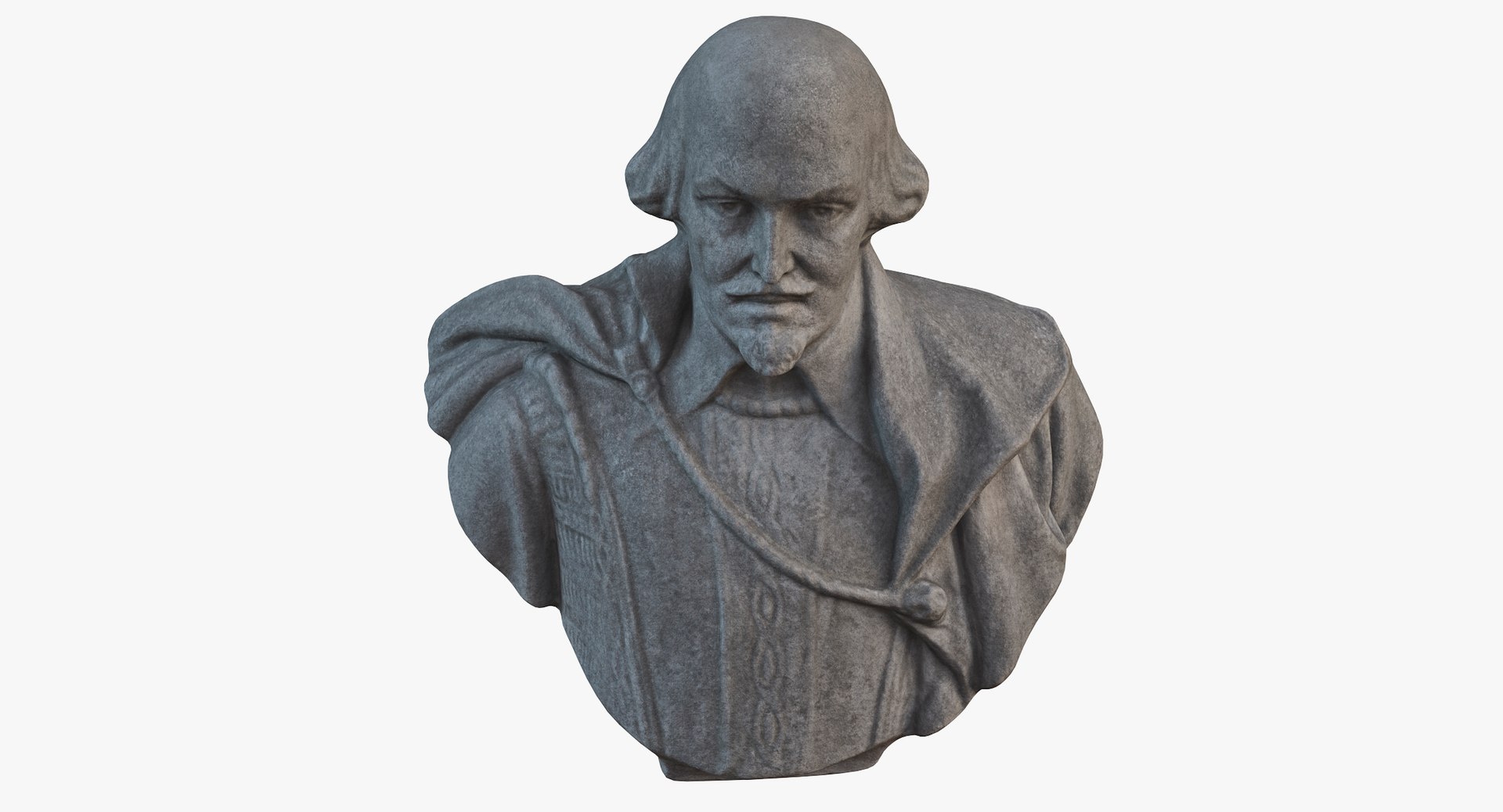 Shakespeare Bust 3D Model - TurboSquid 1971452
