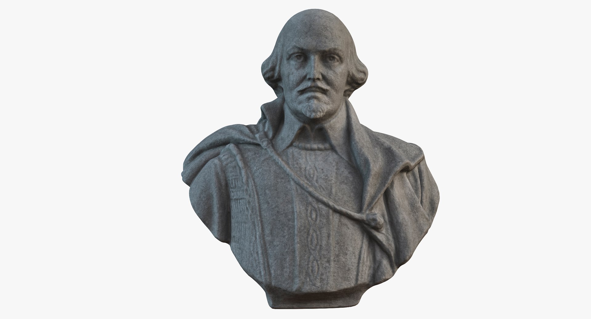 Shakespeare Bust 3D Model - TurboSquid 1971452