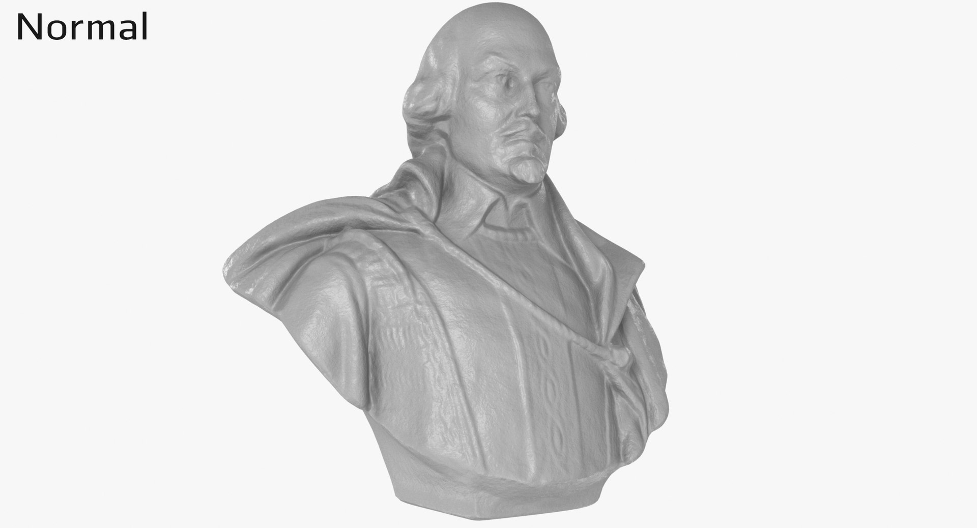 Shakespeare Bust 3D model - TurboSquid 1971452