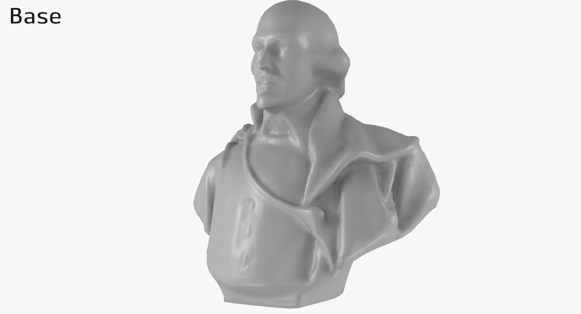 Shakespeare Bust 3D model - TurboSquid 1971452