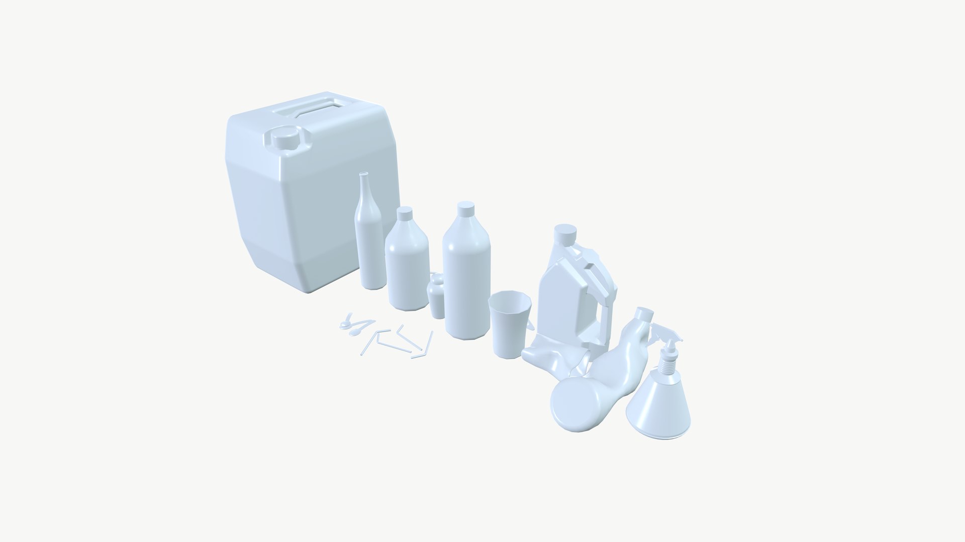 3D Plastic Waste - TurboSquid 2273754