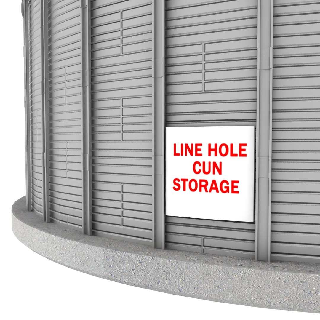 realistic steel silos 3d max