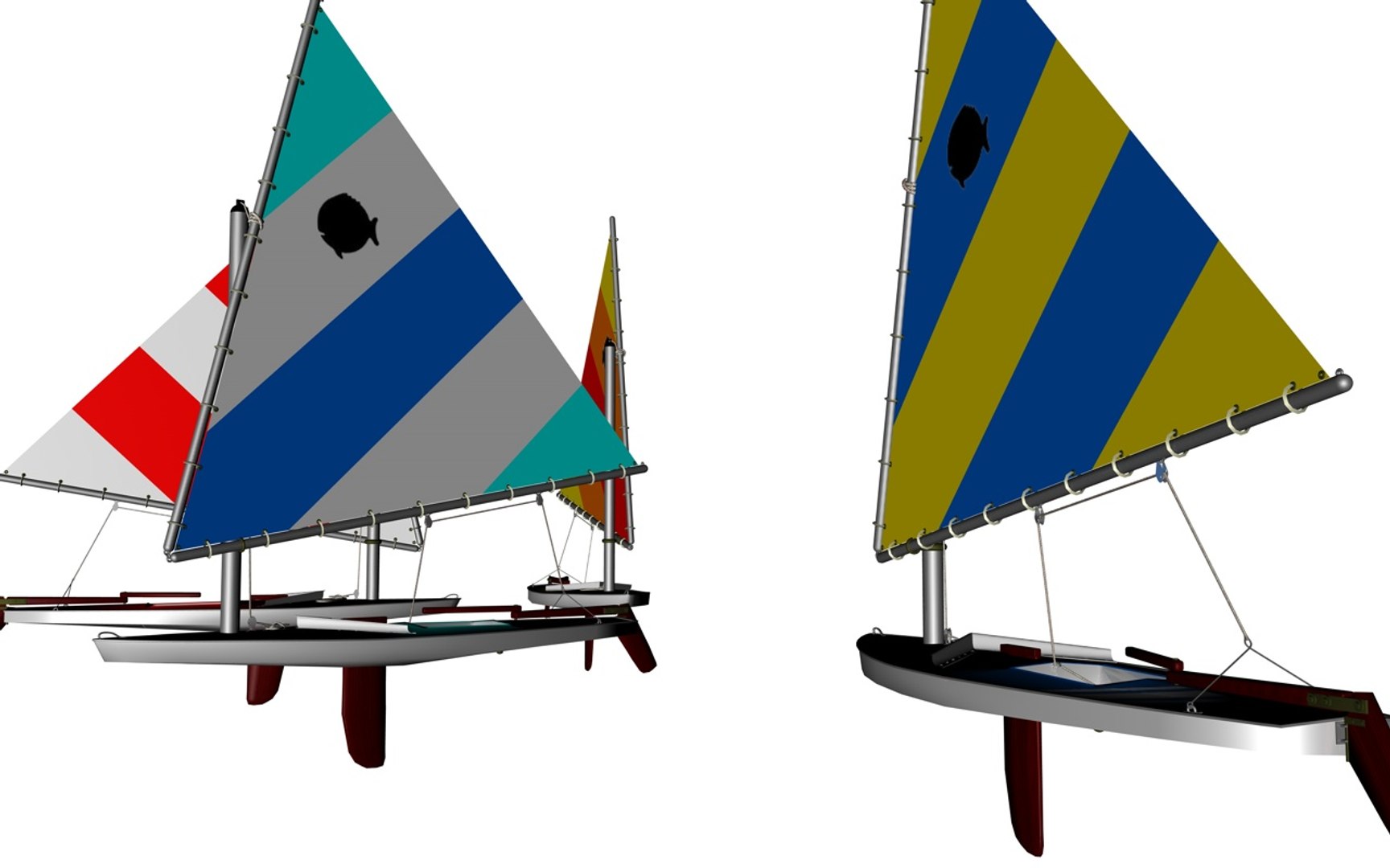 Alcort Sunfish 3d Model