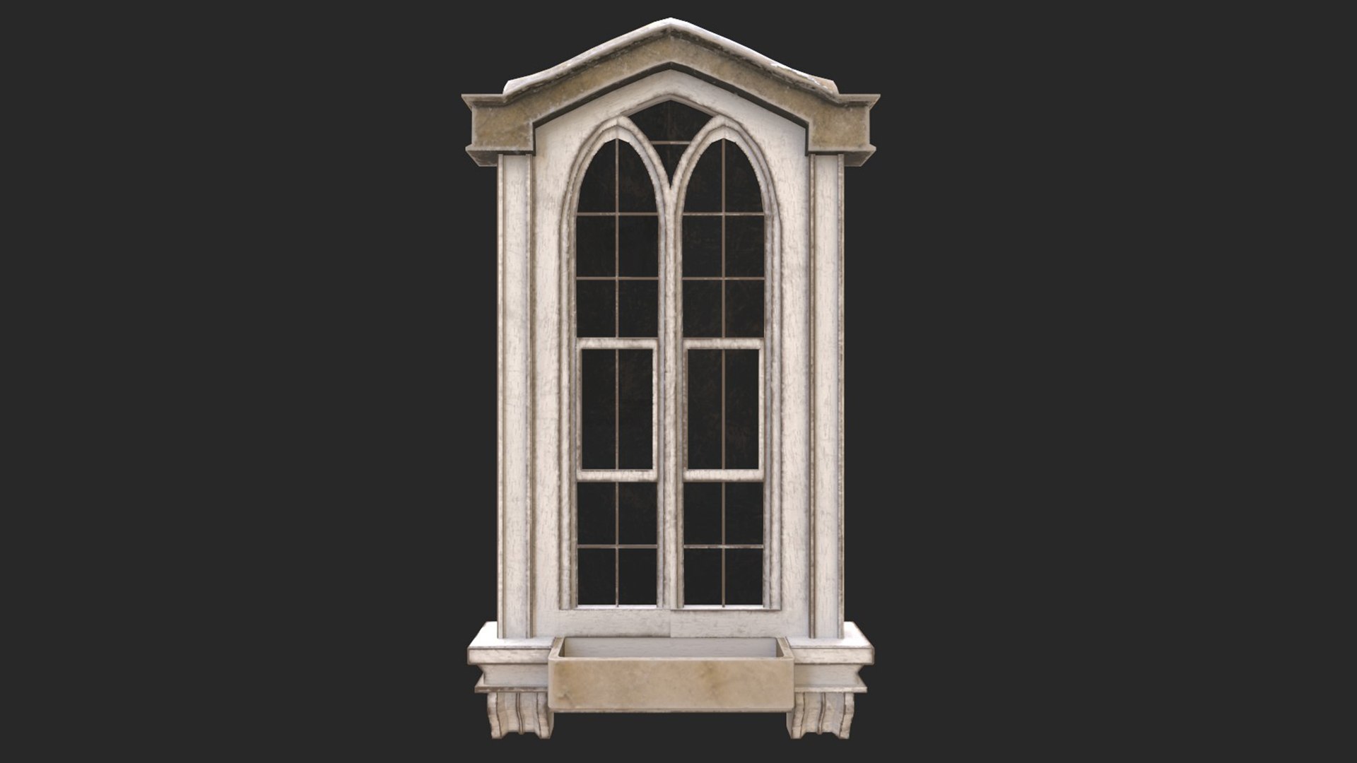 Victorian Window Model - TurboSquid 1881222