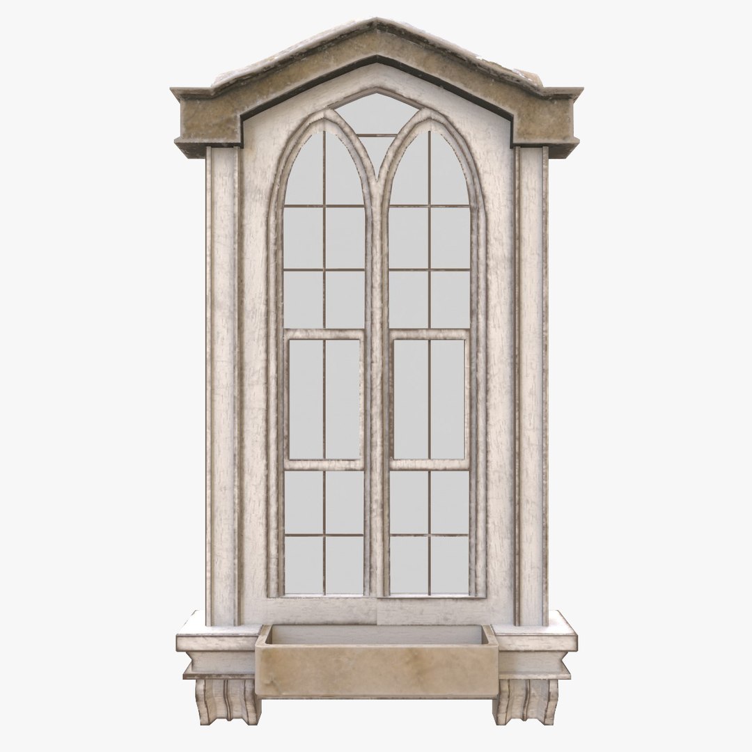 Victorian Window model - TurboSquid 1881222