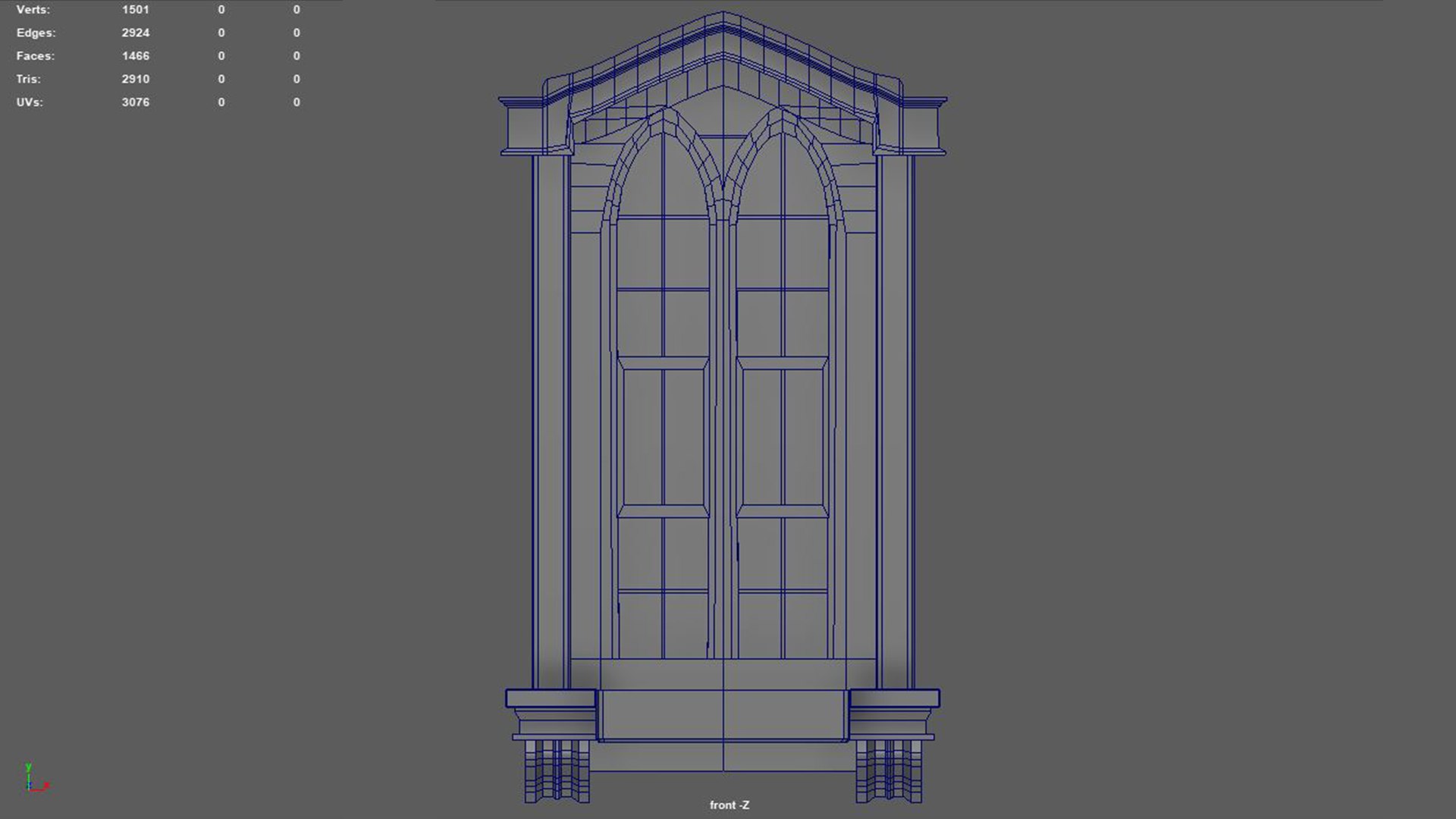Victorian Window Model - TurboSquid 1881222