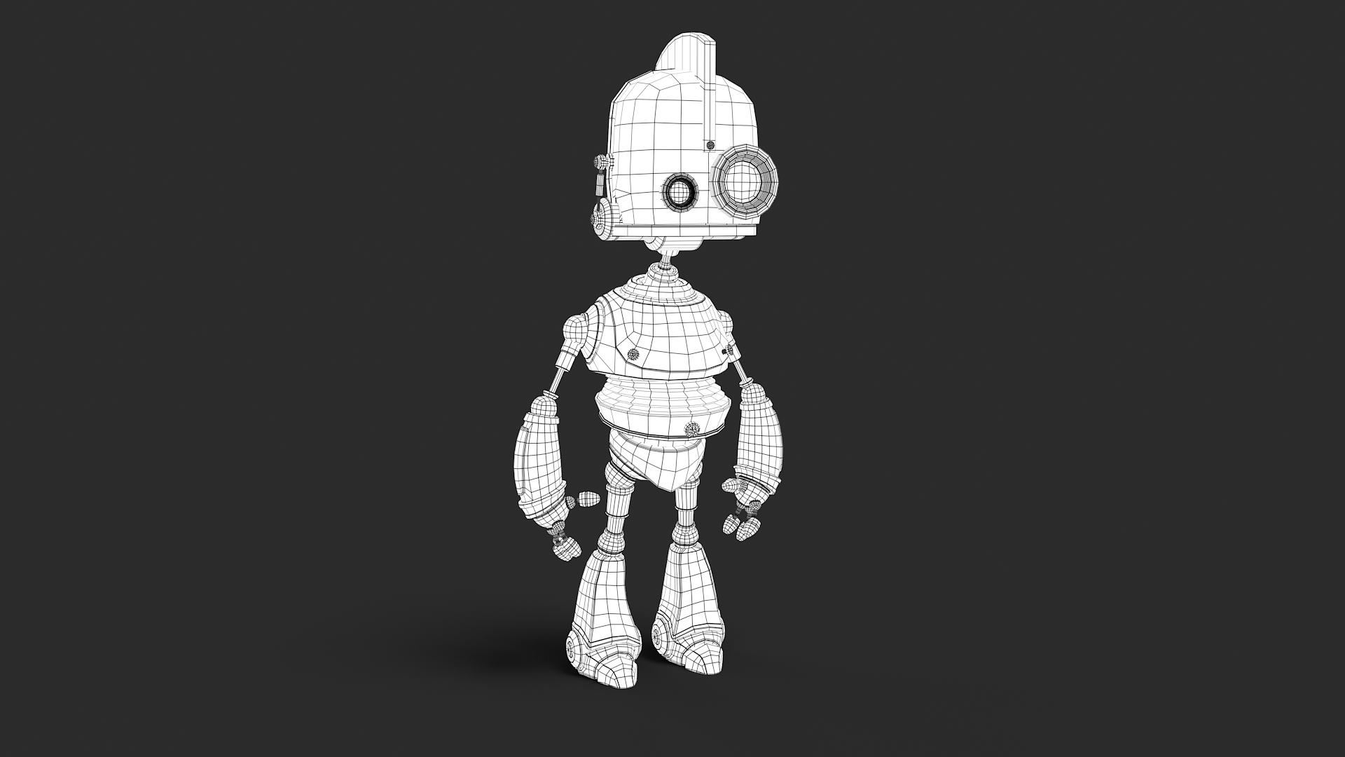 Cute Robot Model - TurboSquid 1336040