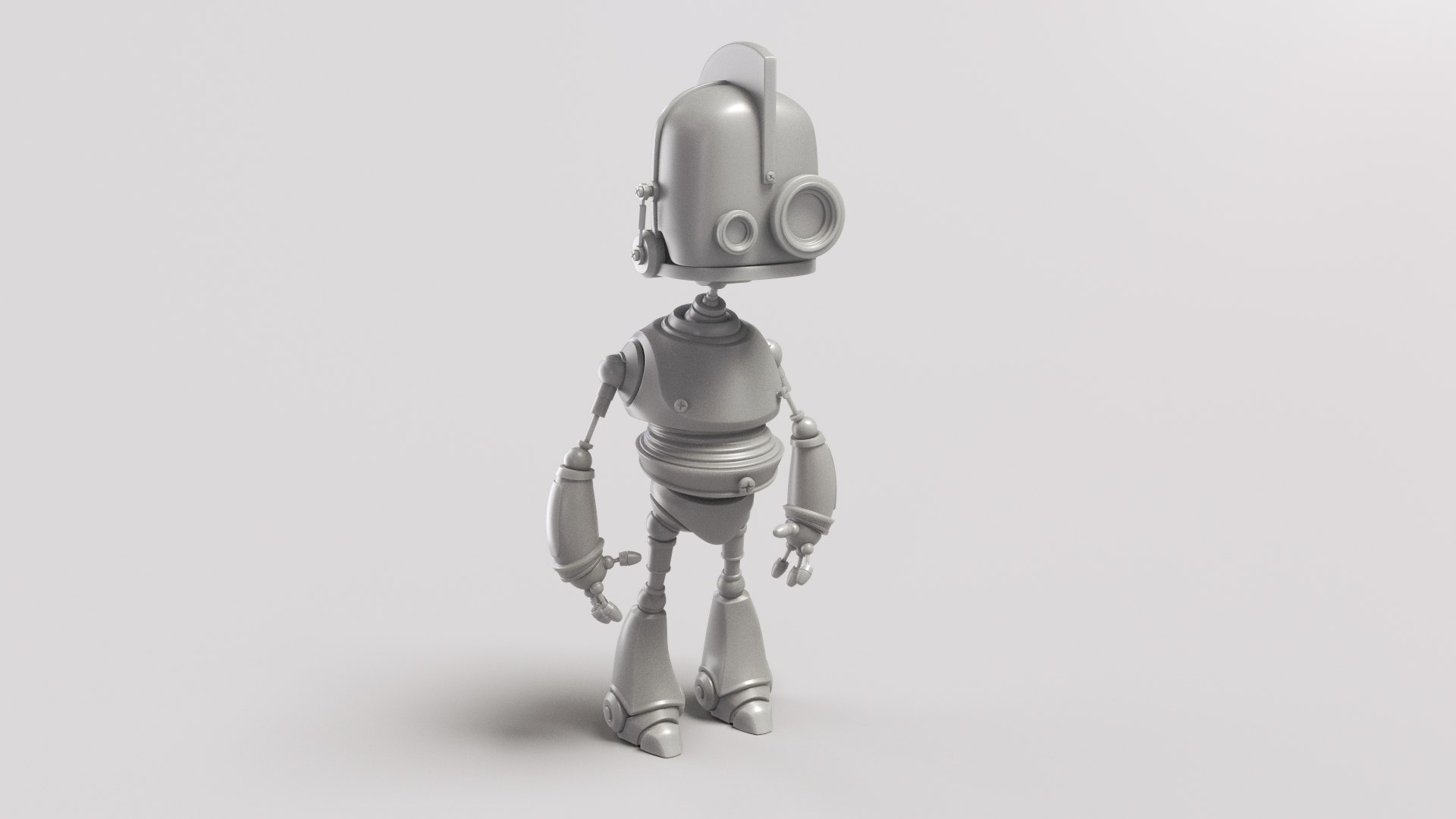 Cute Robot Model - TurboSquid 1336040