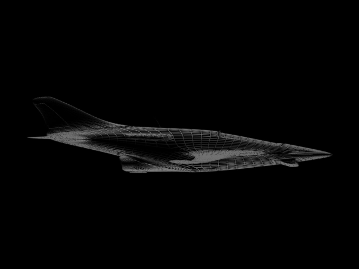 Free Parasite Jet Fighter 3d Model