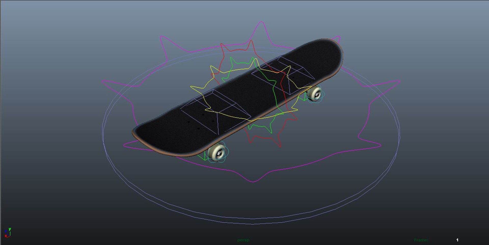 Skateboard Rig Cb 3d Model