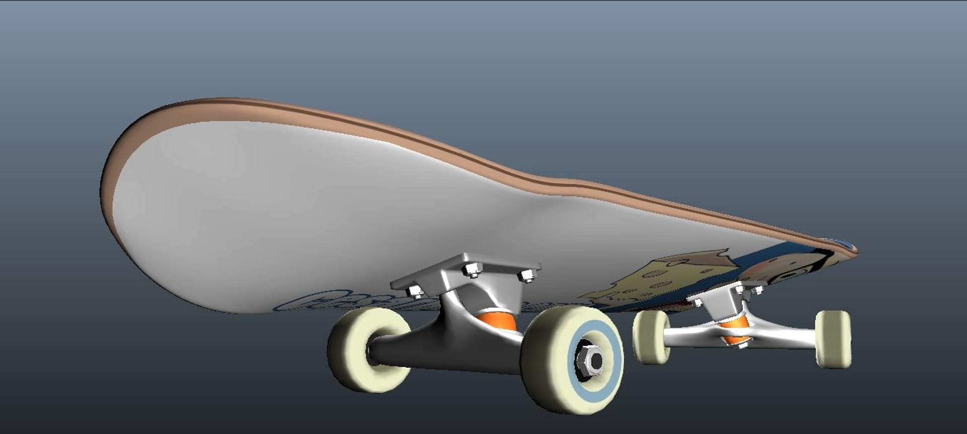 Skateboard Rig Cb 3d Model