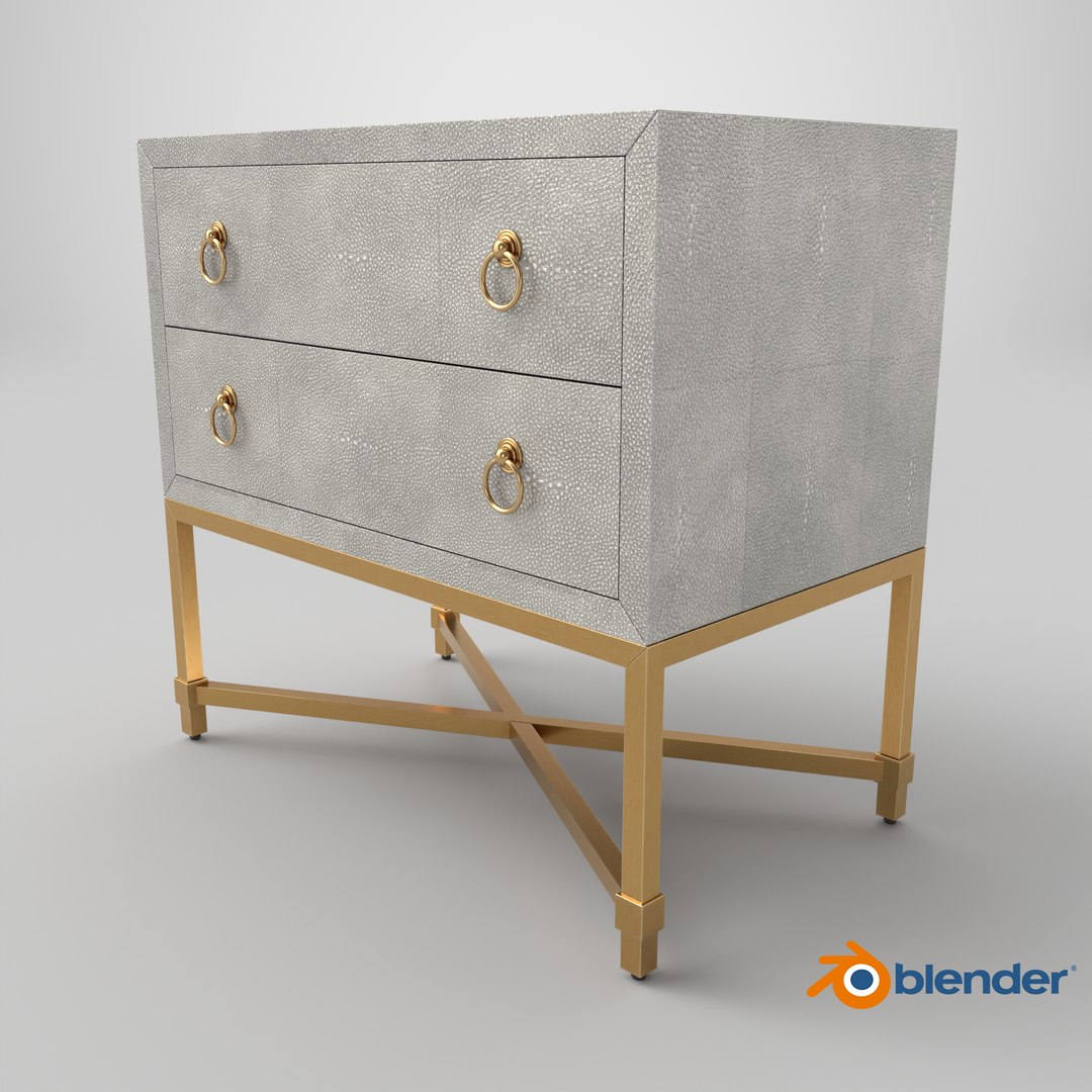 Samara Nightstand White 3D Model - TurboSquid 2269211