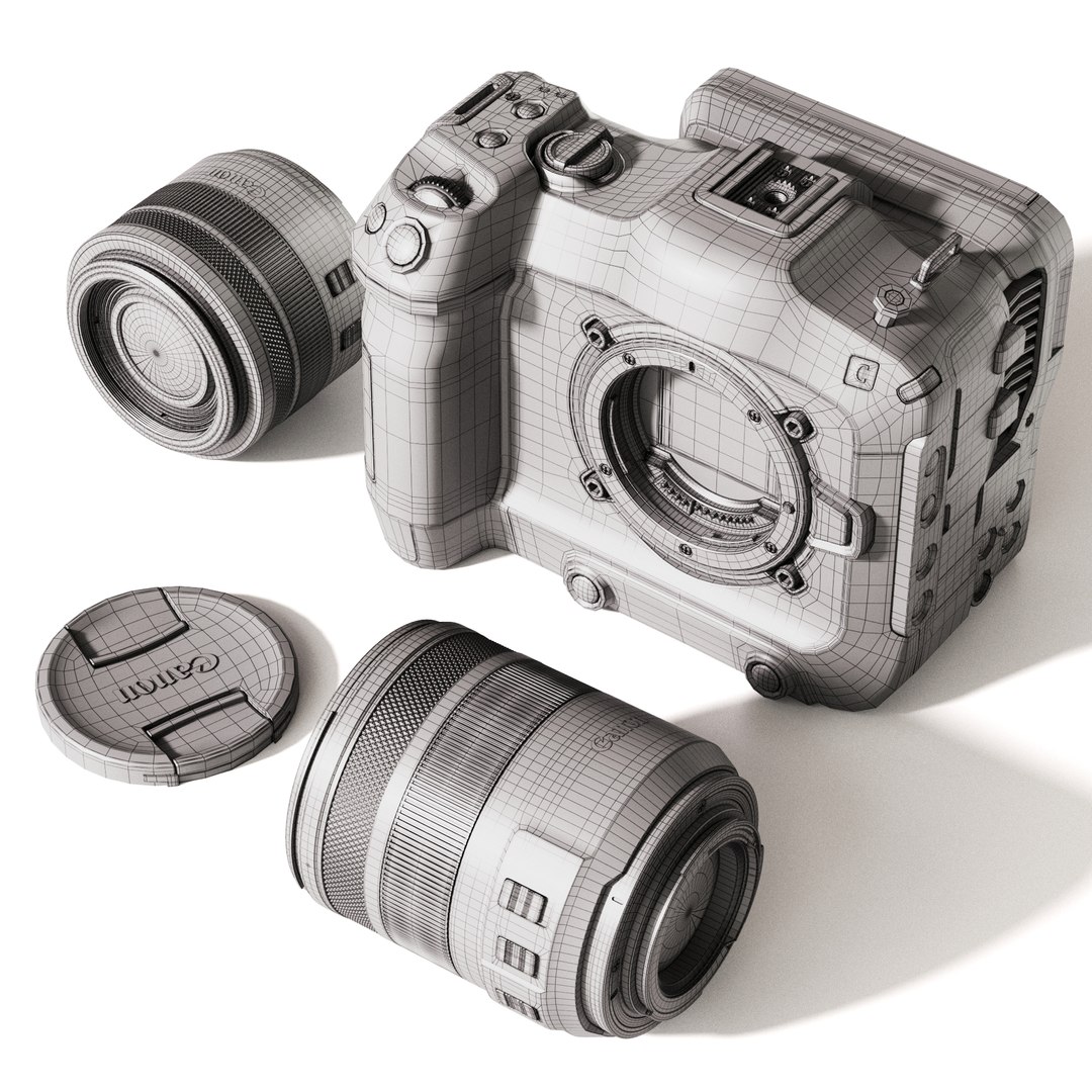 Canon EOS C70 3D Model - TurboSquid 2002008