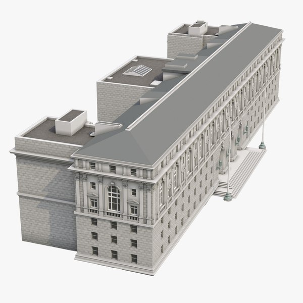 modelo 3d Tribunal Superior de California Condado de San Francisco ...