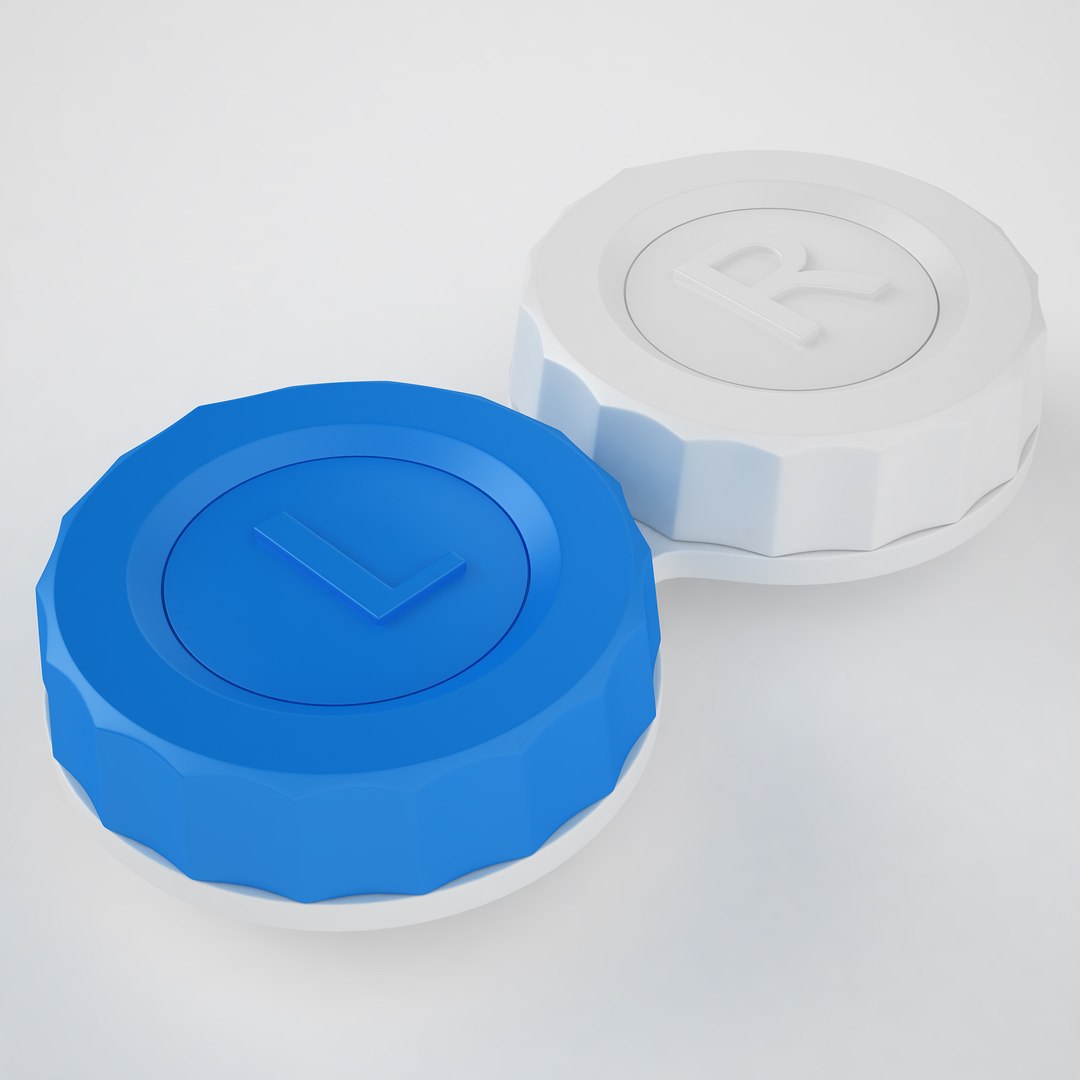 Contact Lens Case 01 Model - TurboSquid 1940070