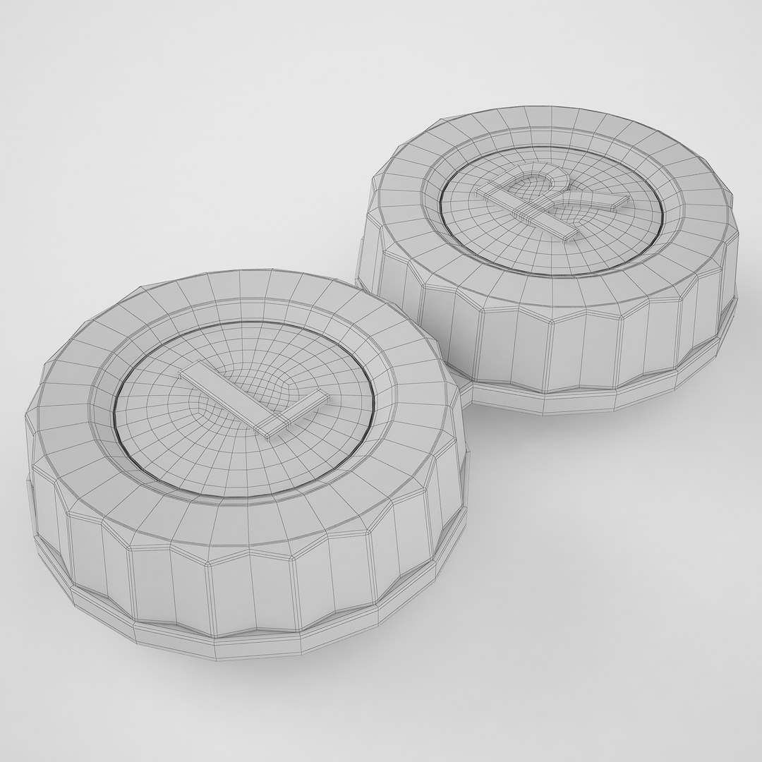 Contact Lens Case 01 Model - TurboSquid 1940070