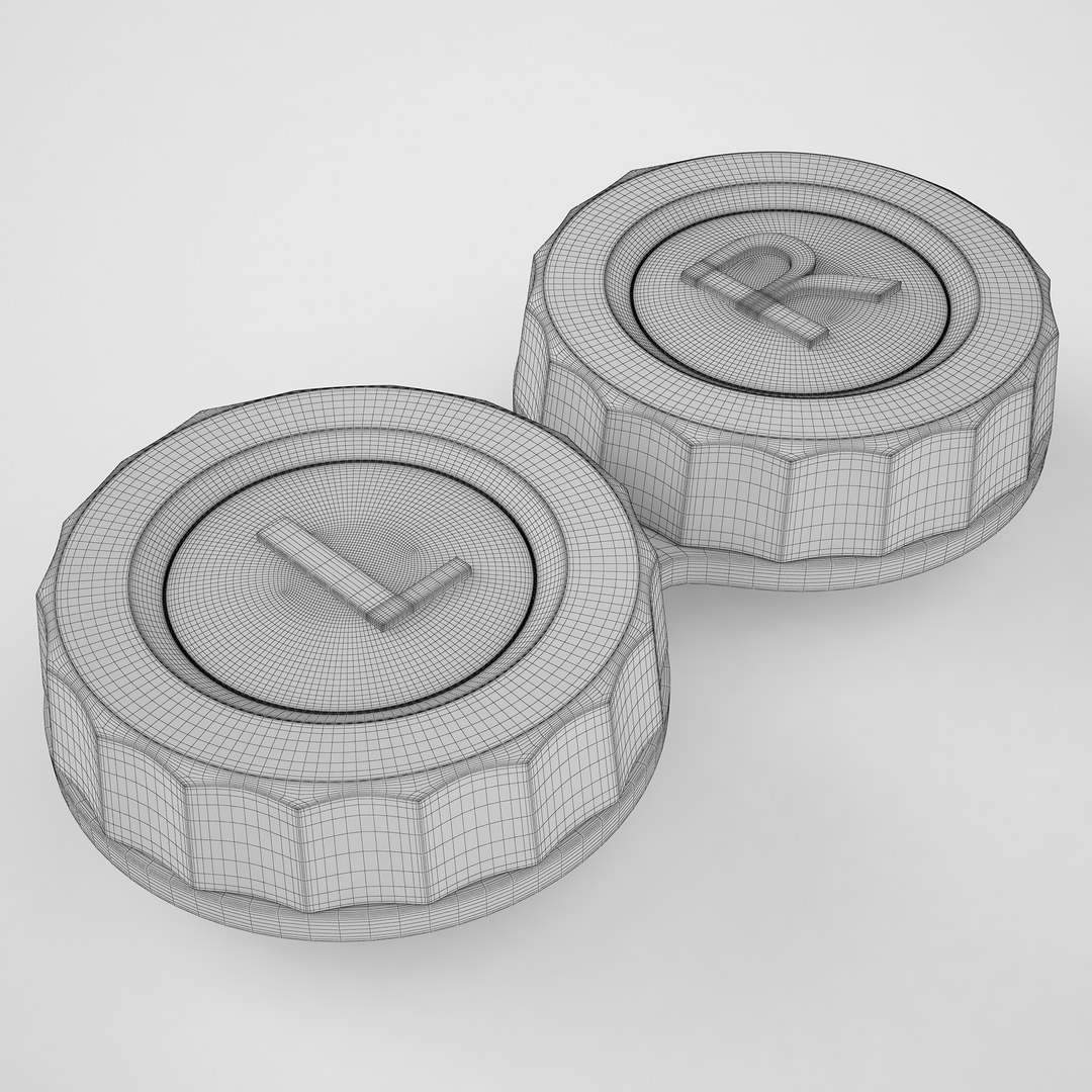 Contact Lens Case 01 Model - TurboSquid 1940070