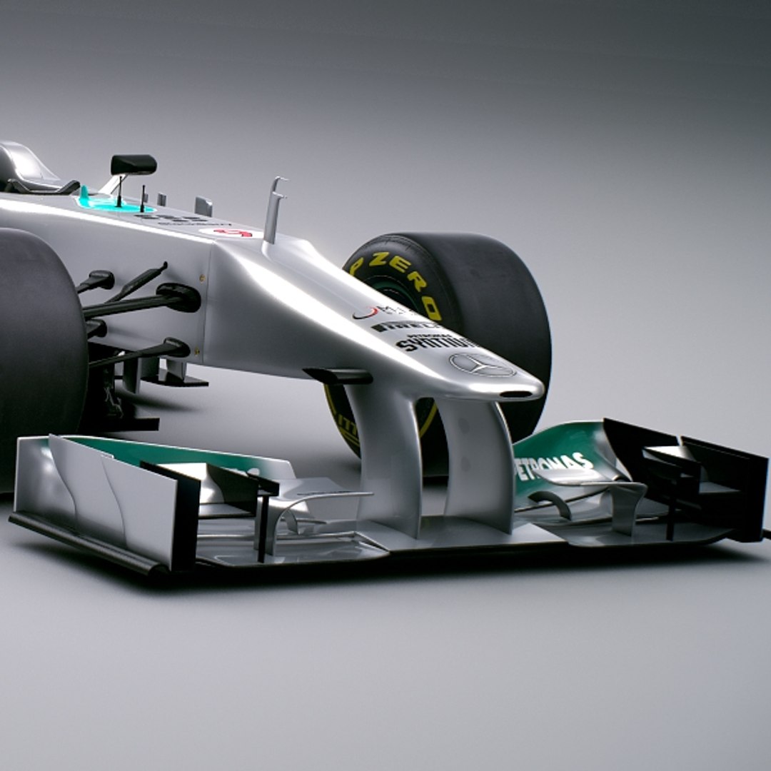 3d Model Formula 1 2013 Mercedes