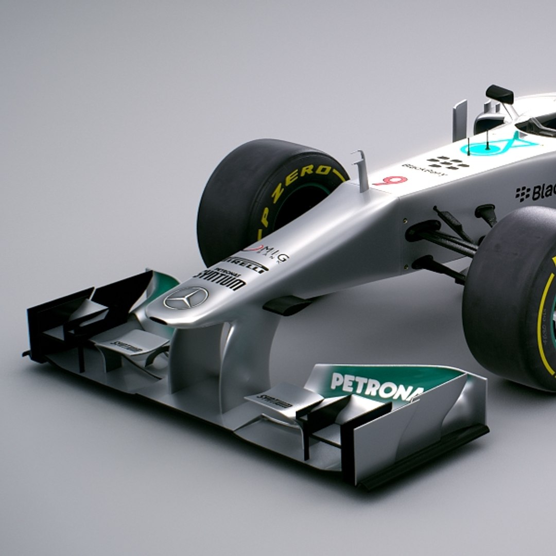 3d Model Formula 1 2013 Mercedes