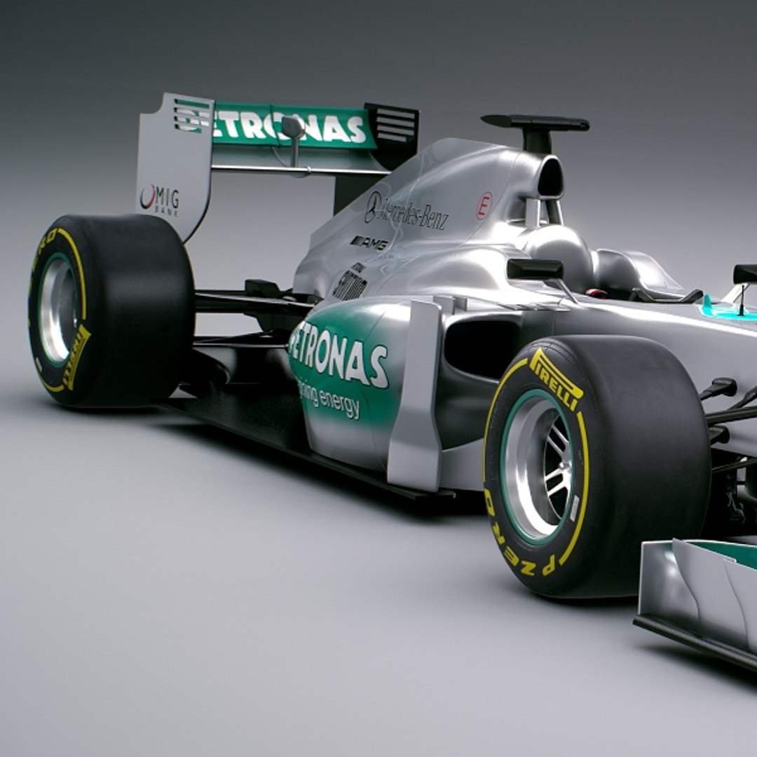 3d Model Formula 1 2013 Mercedes