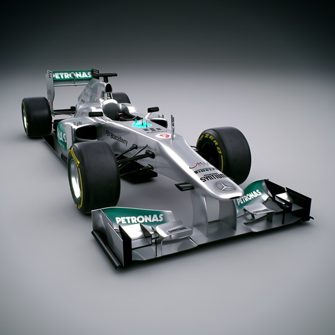 3d Model Formula 1 2013 Mercedes