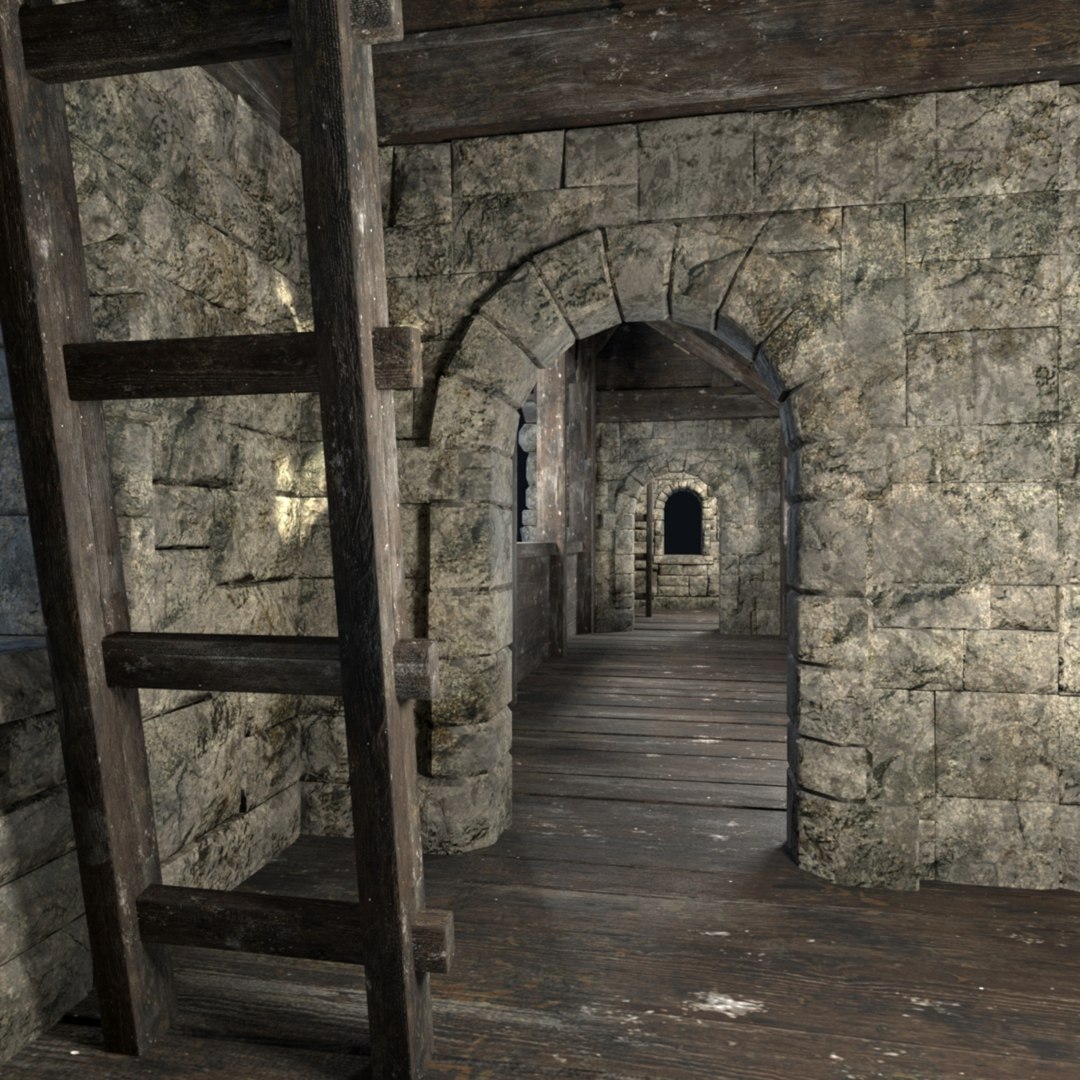 FORT MEDIEVAL CASTLE FORTRESS BAST RUIN TOWER COLLECTION BUILDER 3D ...