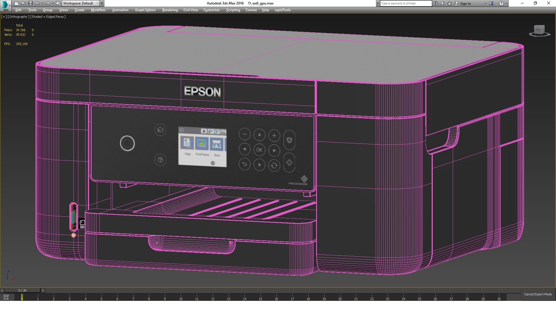 3D Epson Expression Home XP-5100 - Printer Model - TurboSquid 2100471
