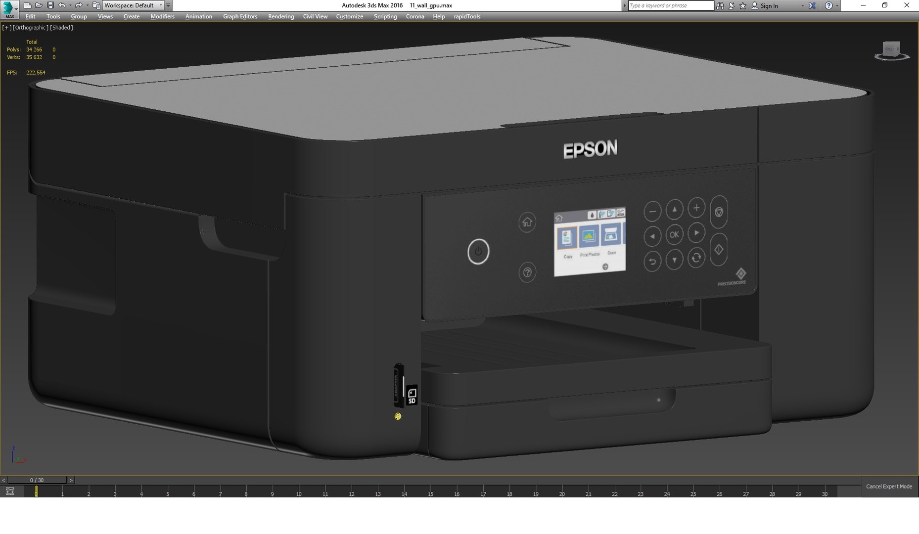 3D Epson Expression Home XP-5100 - Printer Model - TurboSquid 2100471