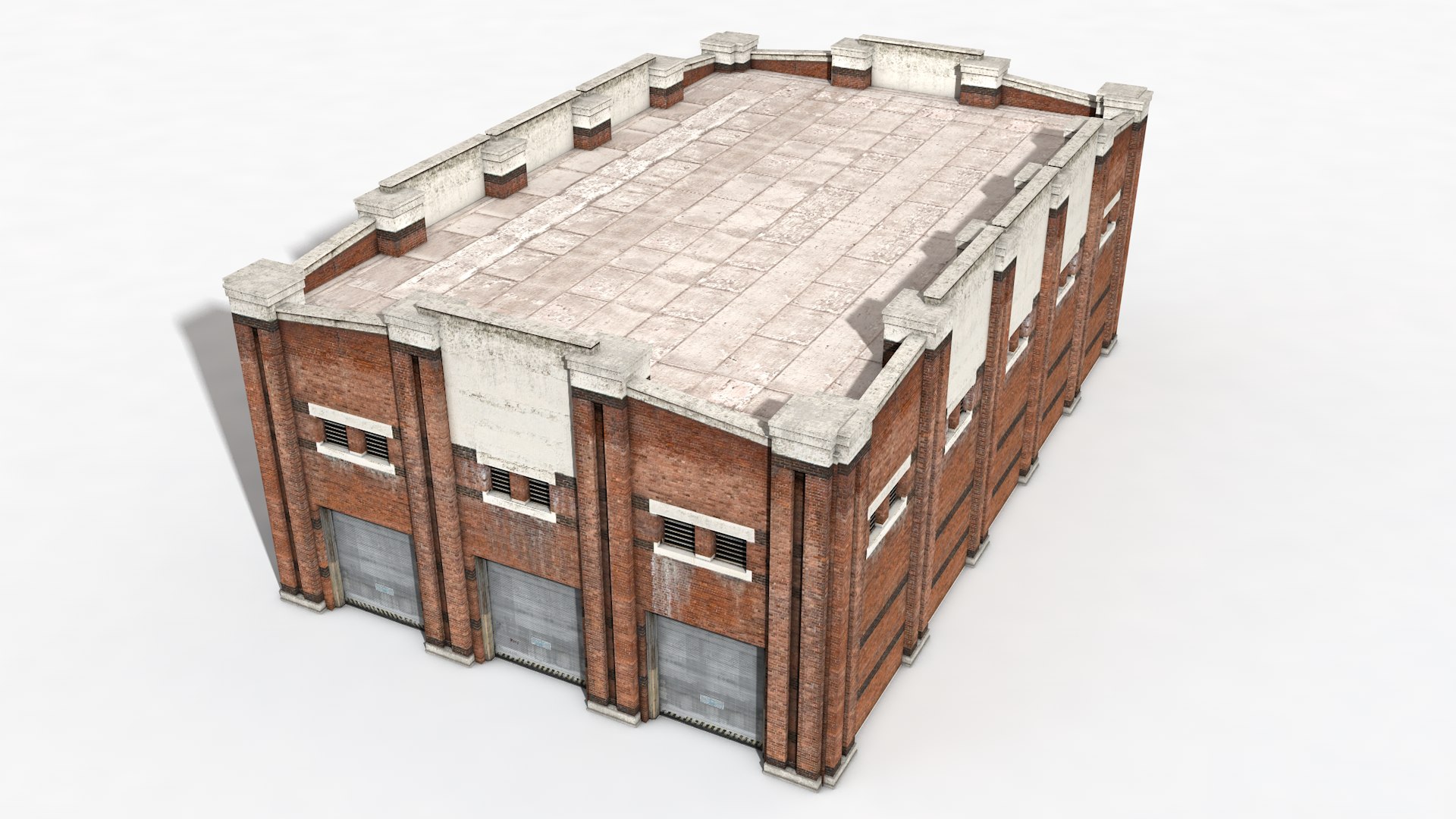 Warehouse Low Poly 3D Model - TurboSquid 2198938