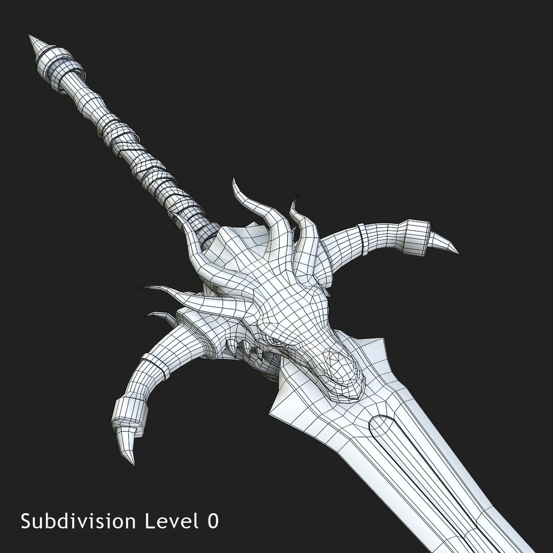 Dragonsword Swords 3d Model