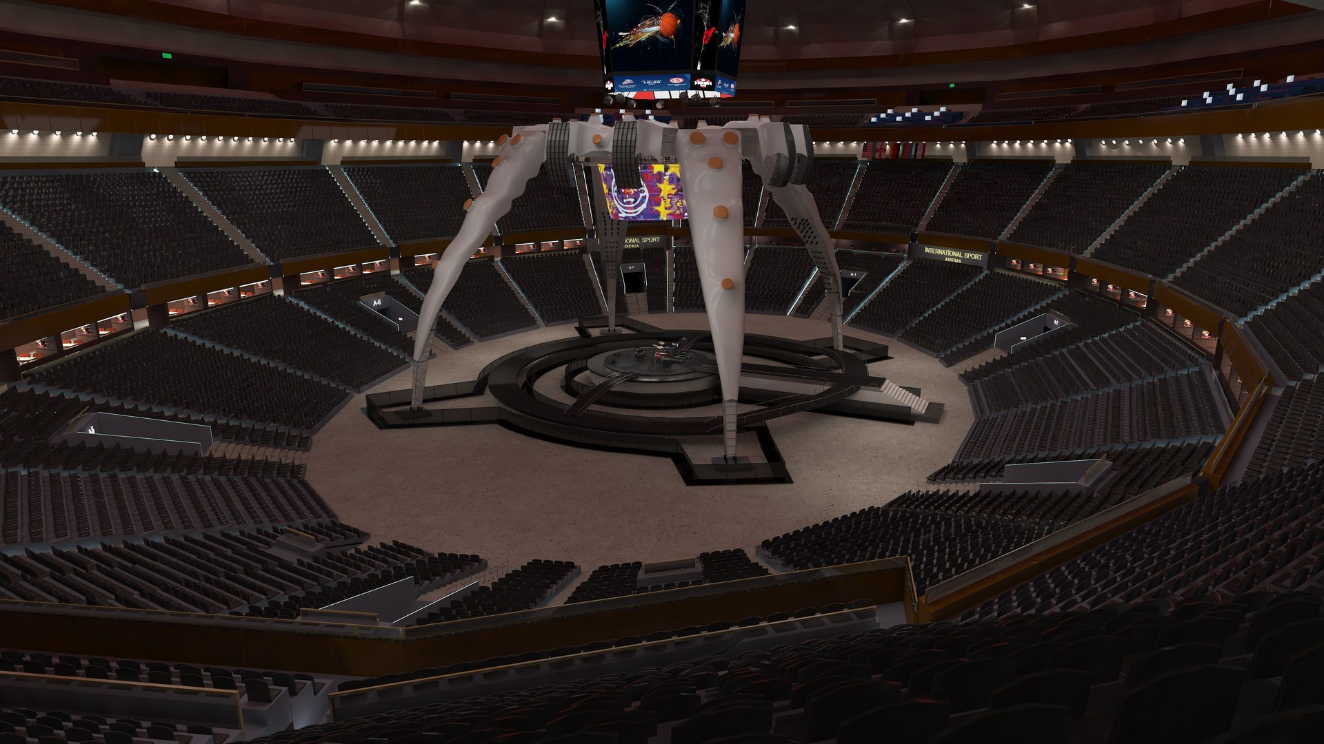 3D Concert Stadium 3D model - TurboSquid 1866745