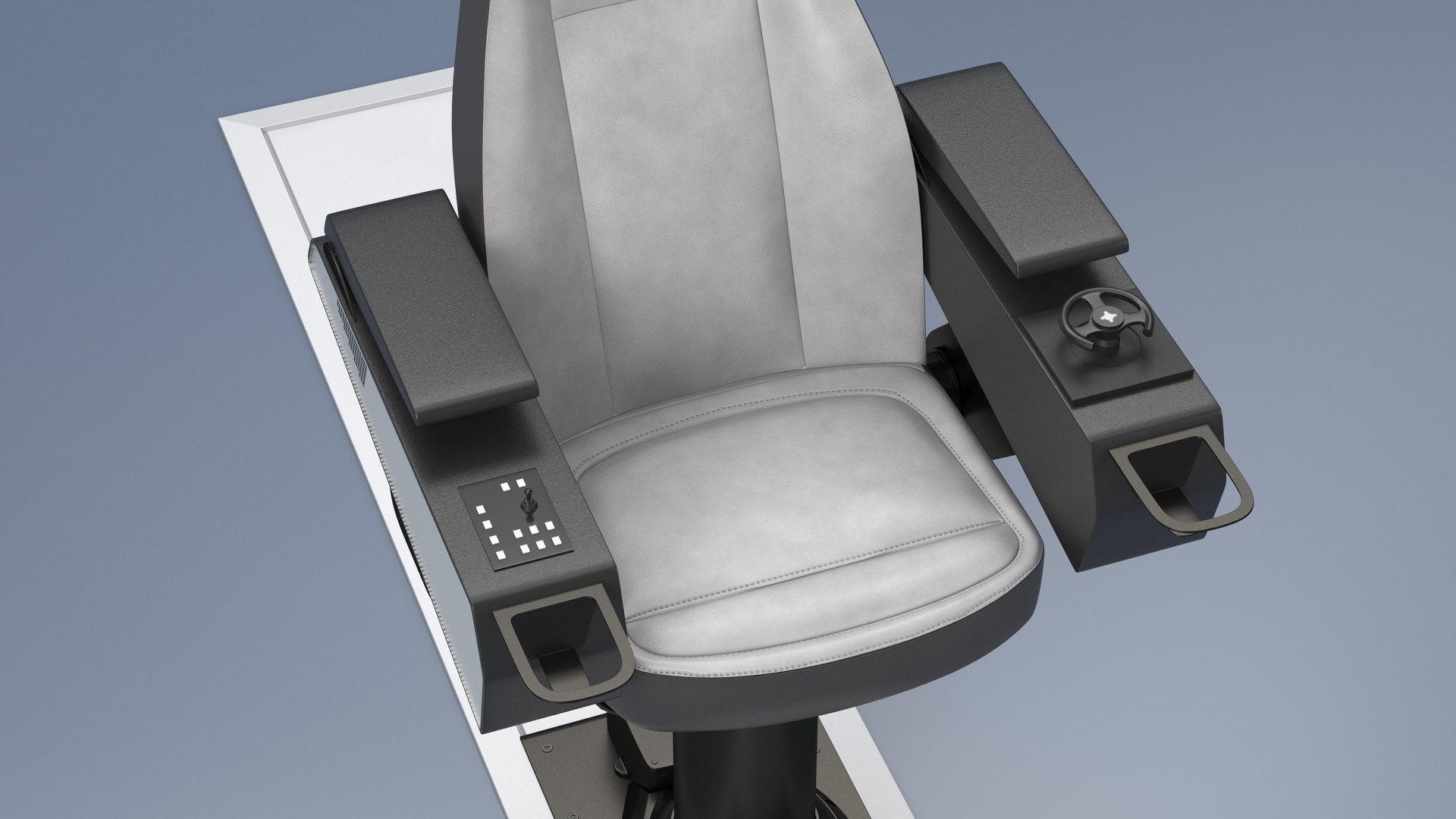 3D Ship Captain Chair - TurboSquid 2229929