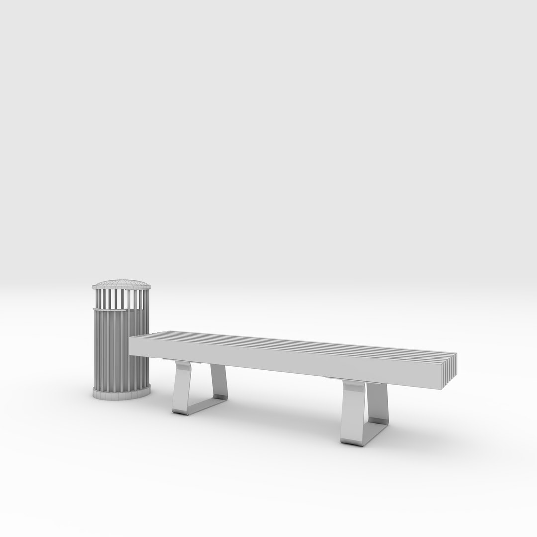 3D Bench Park 26 - TurboSquid 2121505