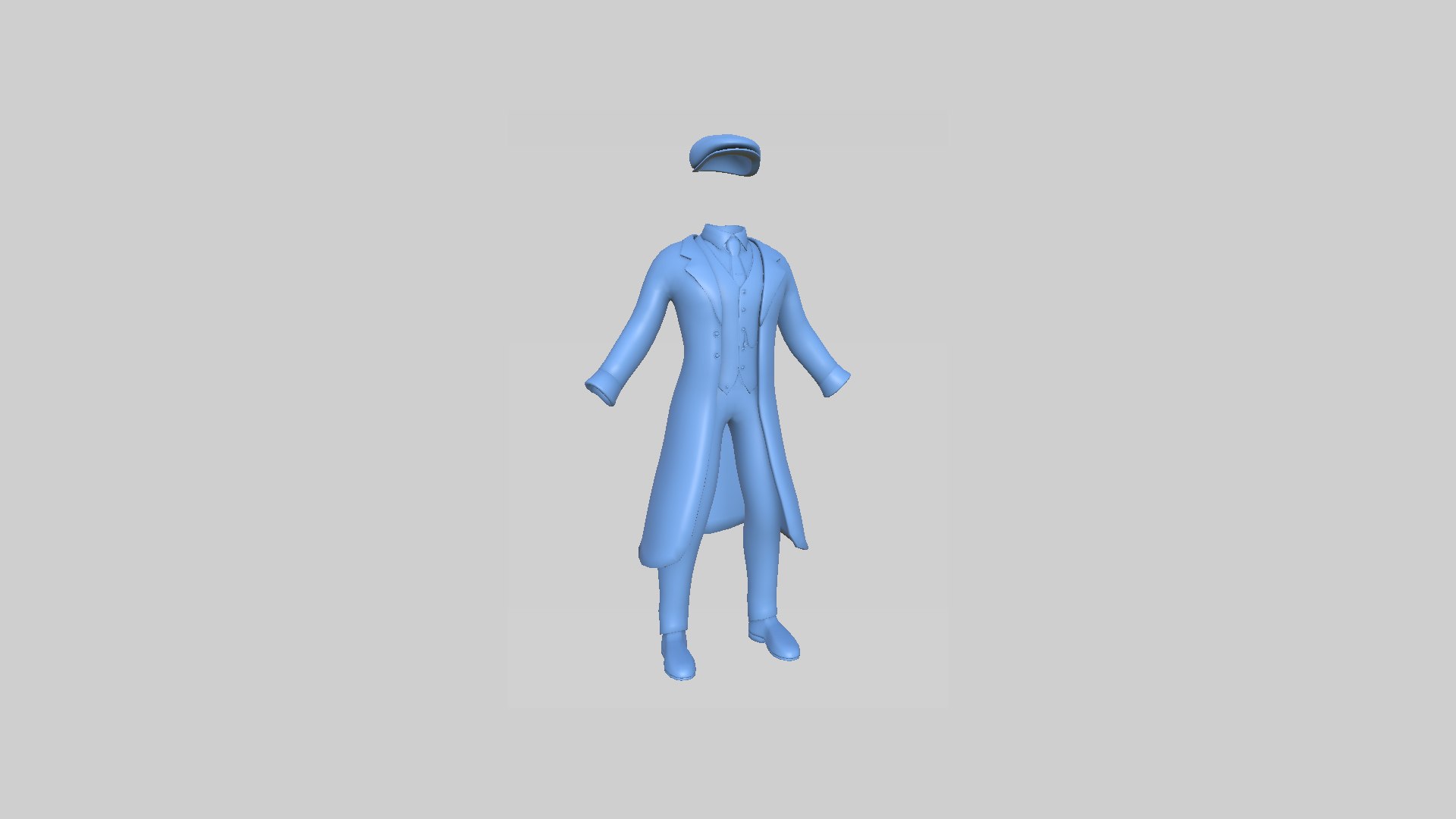 Gentleman Outfit 01 Dark Gray - Character Design Fashion model ...