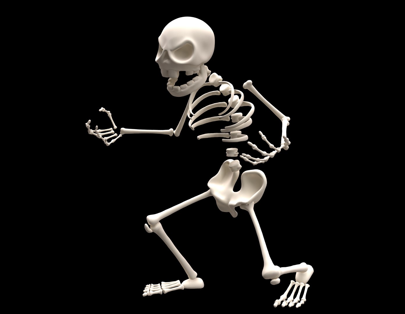 Max Cartoon Skeleton