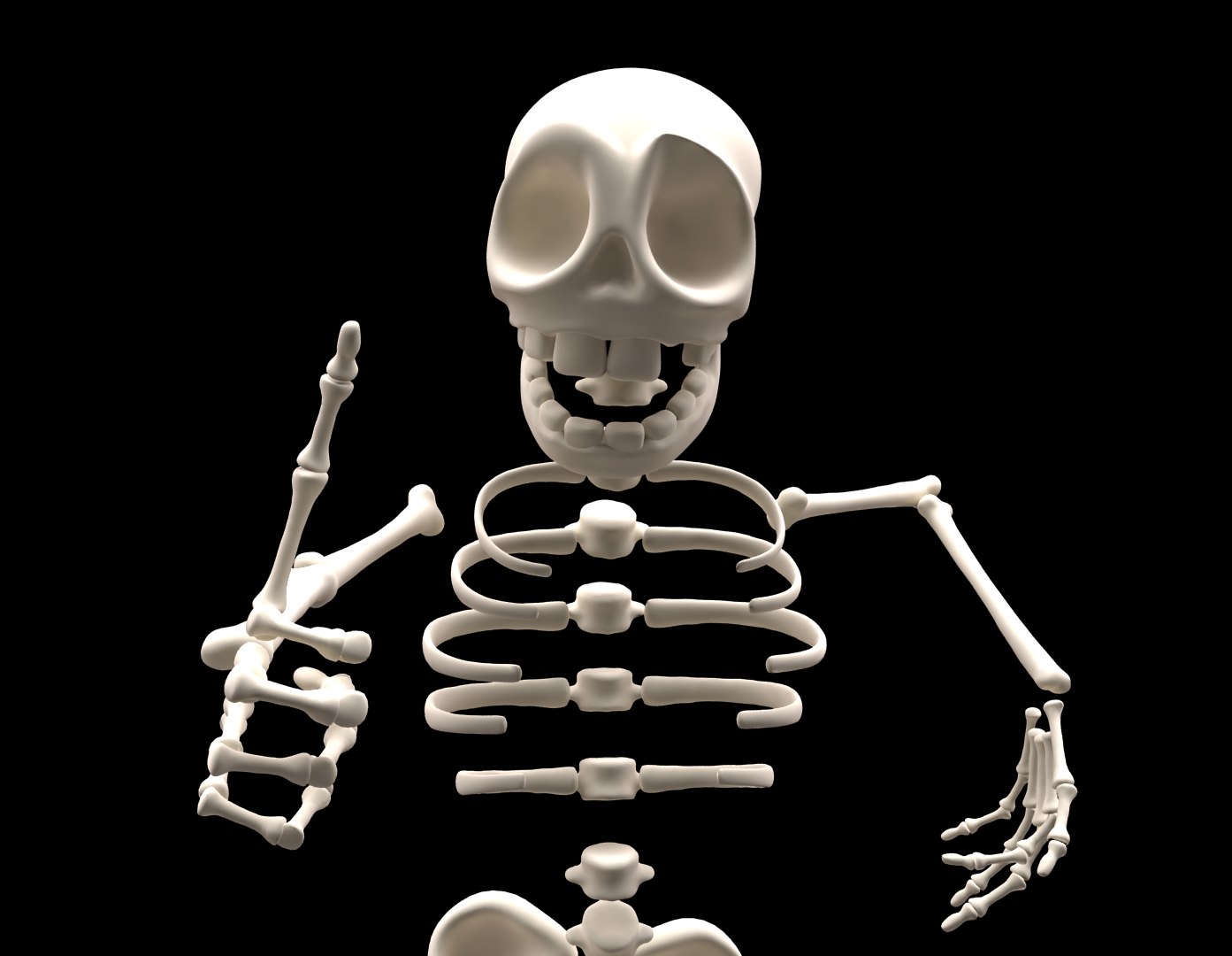 Max Cartoon Skeleton