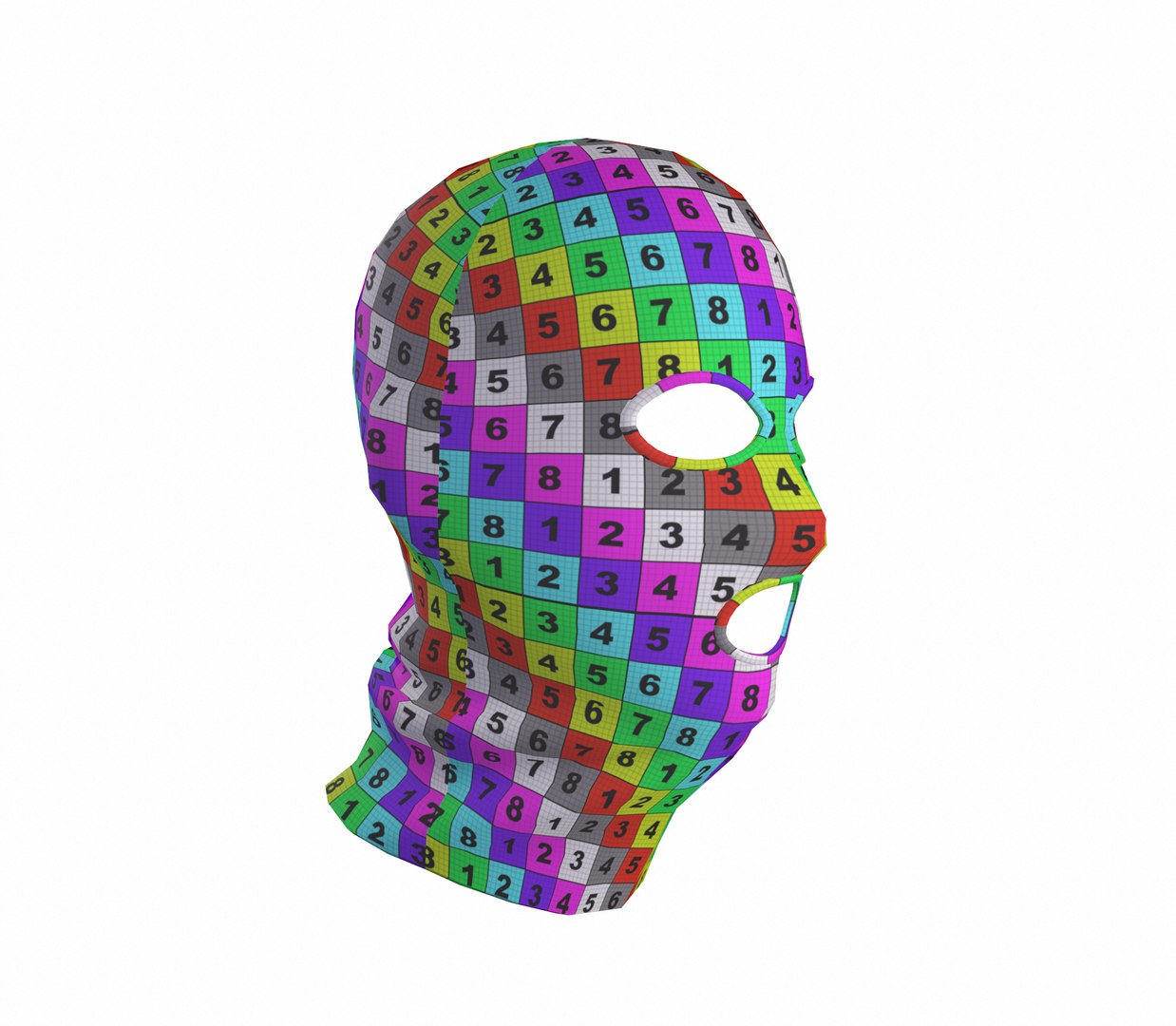 Balaclava Mask Black Game Ready - TurboSquid 2367412