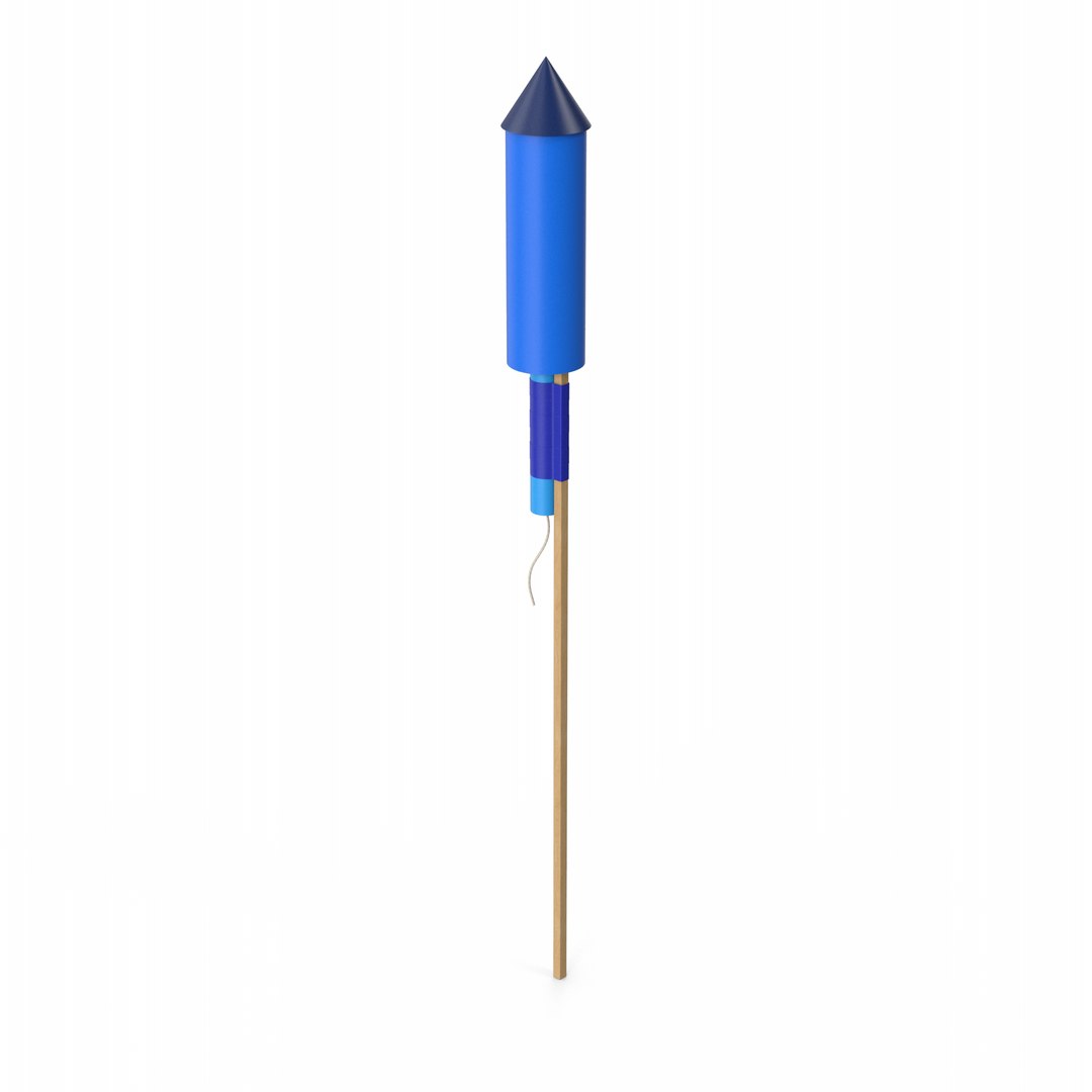 Firework Rocket Model - TurboSquid 2206071