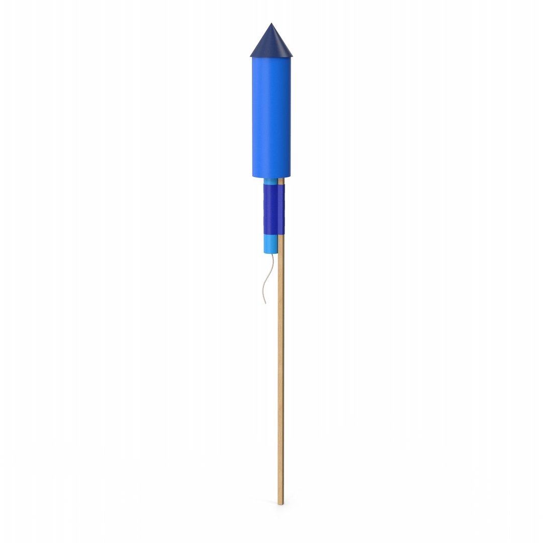 Firework Rocket Model - TurboSquid 2206071